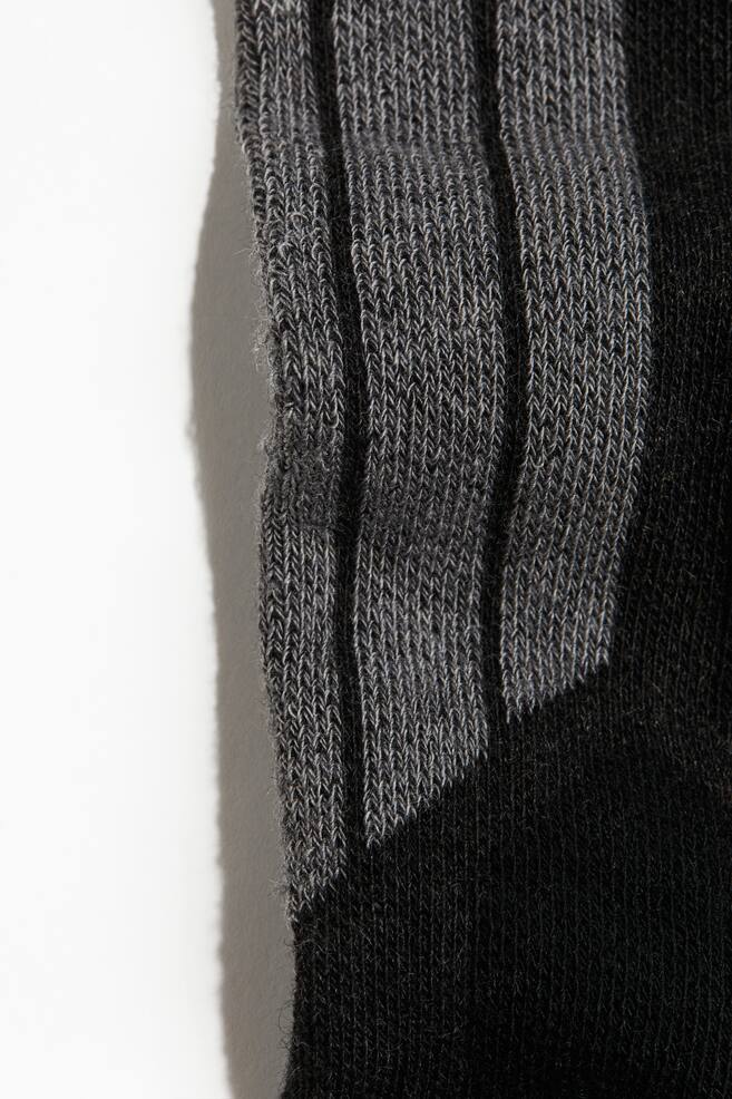 Warm Ski Socks with DryMove™ - Dark gray/gray - Ladies | H&M US