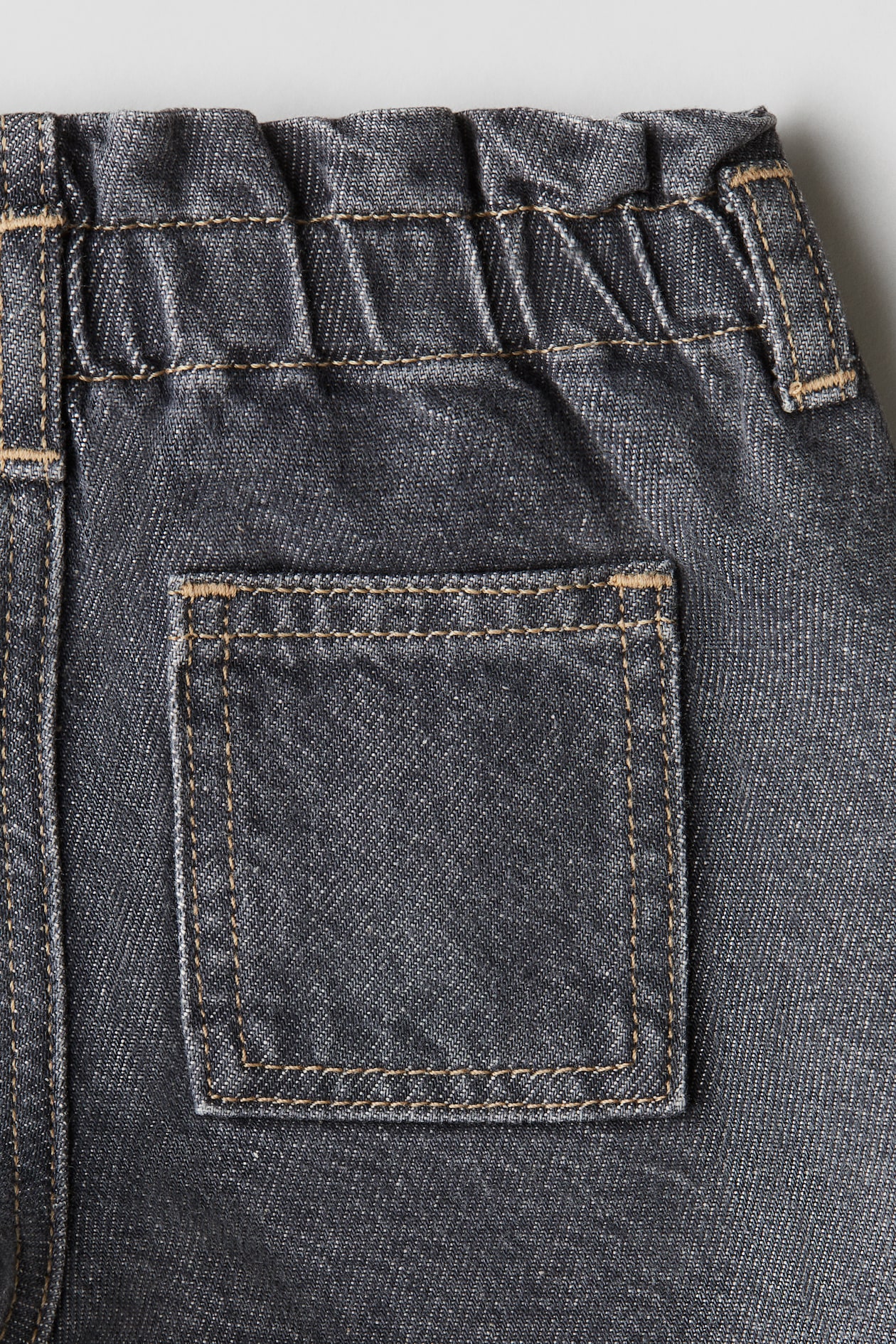 Denim gray Paper-Bag Jeans for kids | H&M CA
