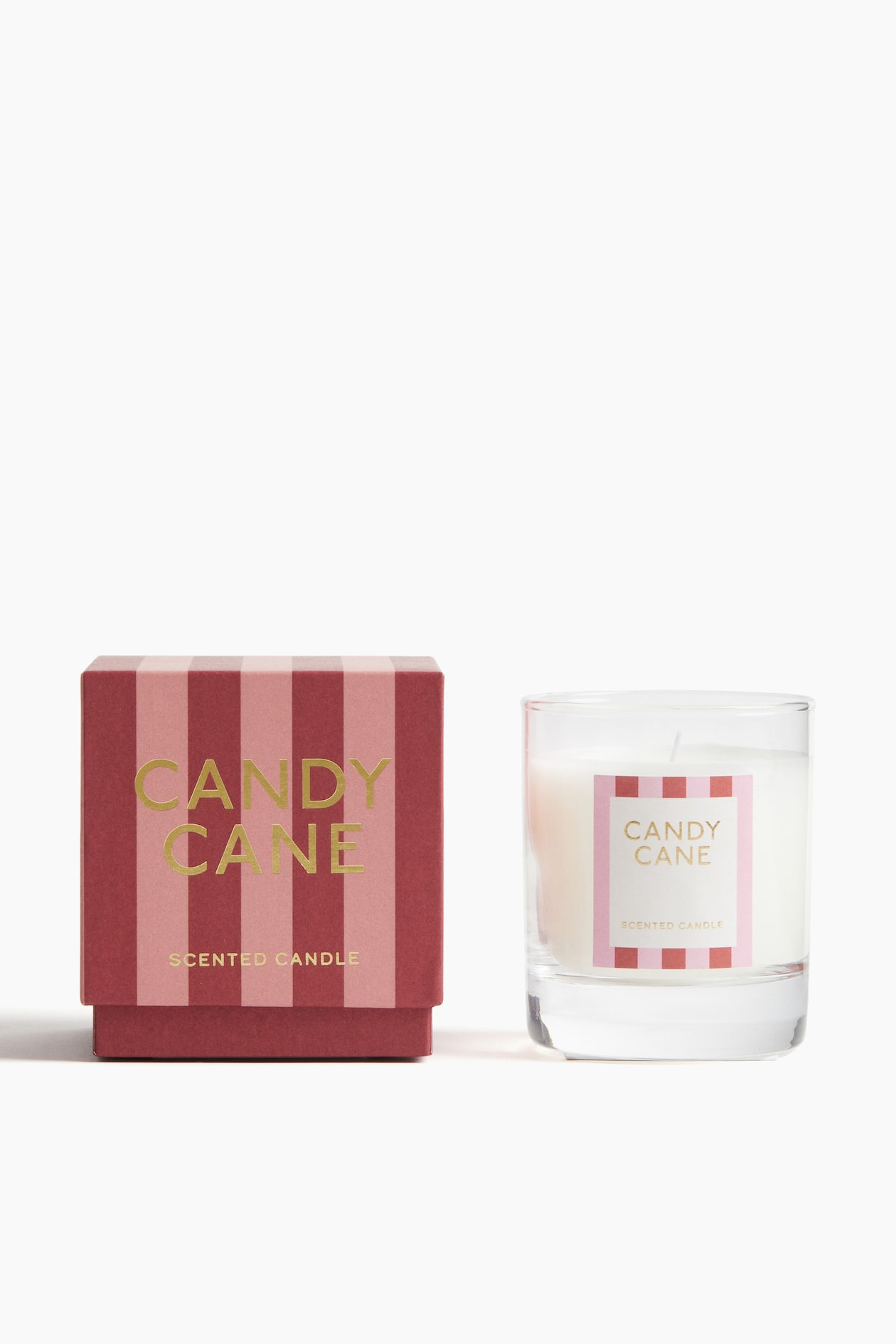 Vela aromática en recipiente de vidrio - Candy Cane - HOME | H&M ES