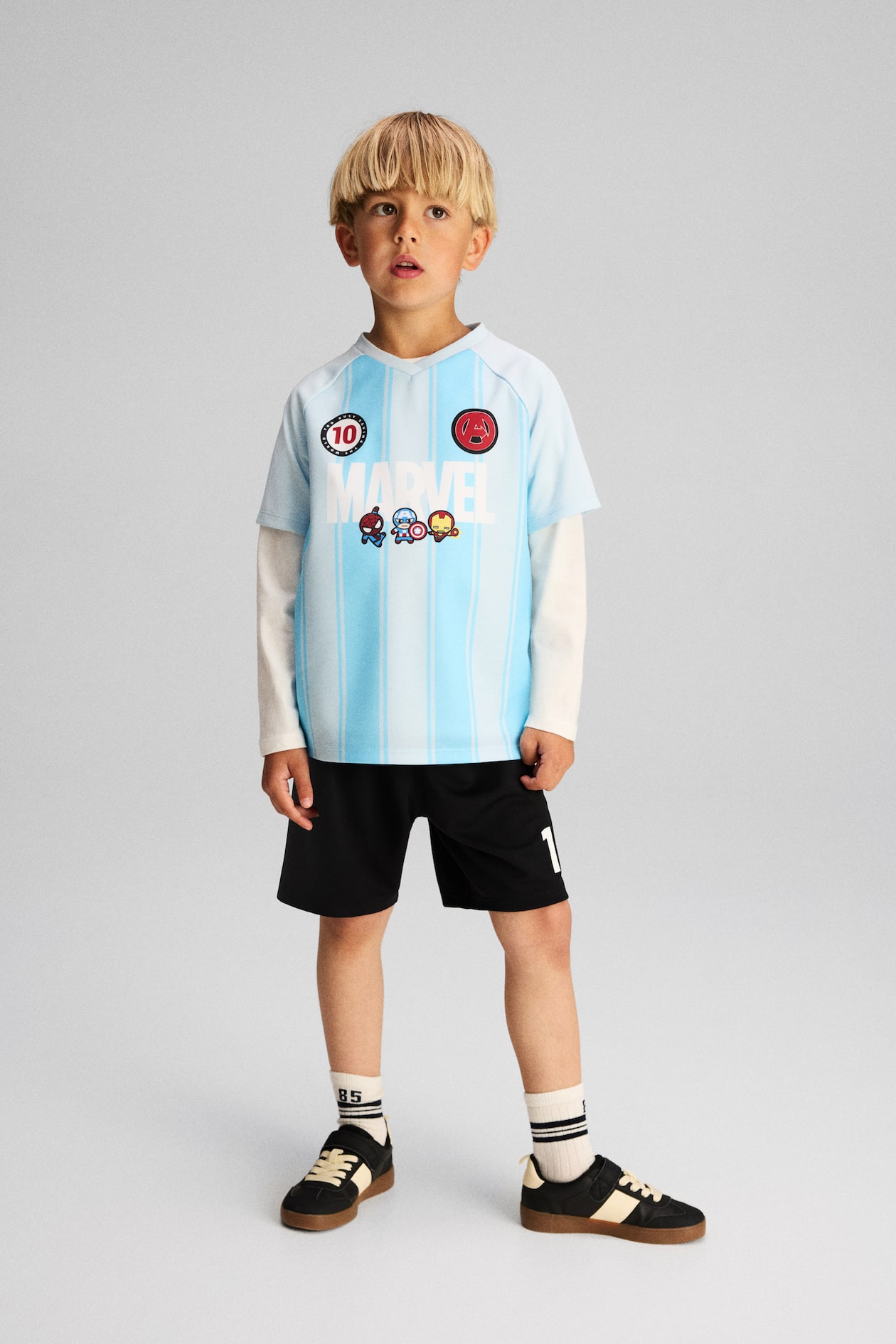 סט כדורגל 2 חלקים - תכלת/מארוול - Kids | H&M IL