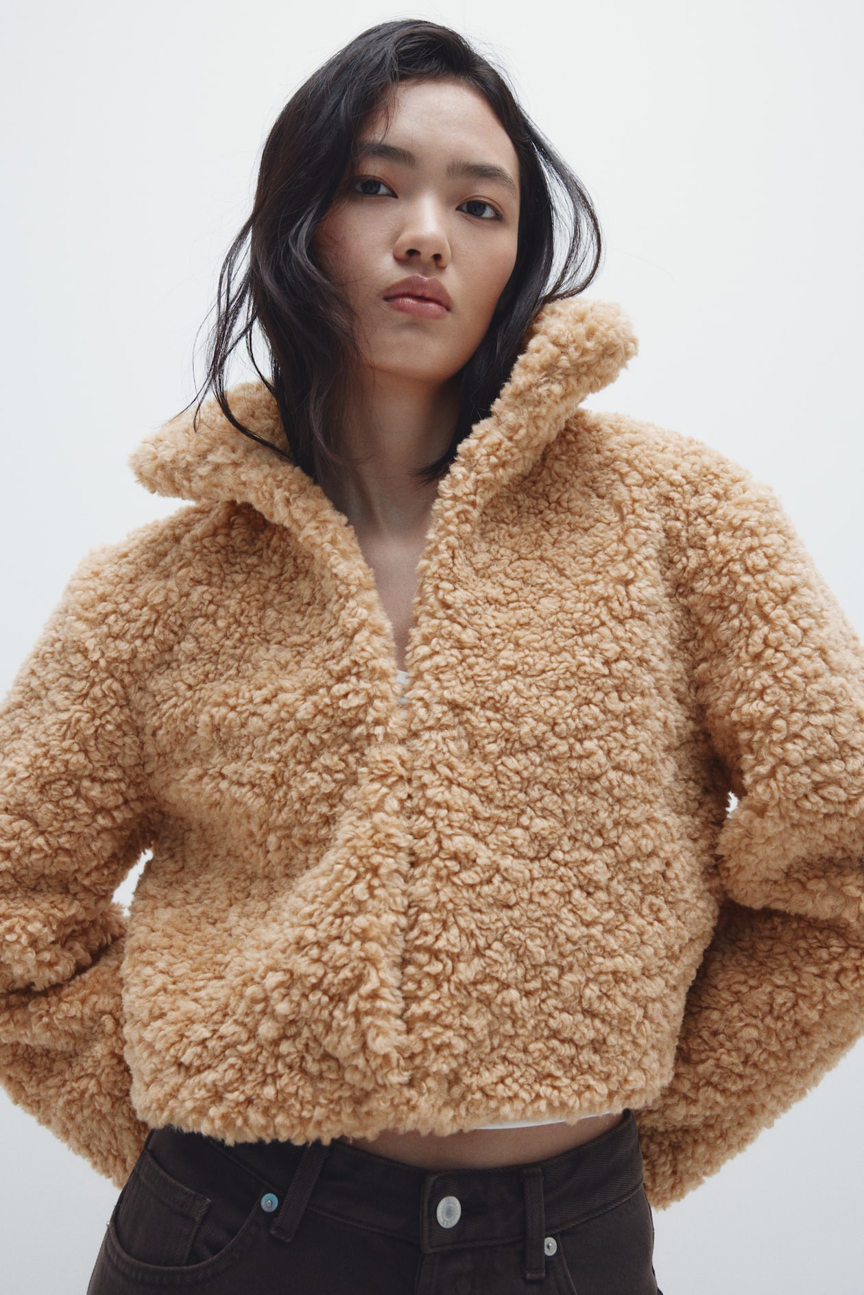 Teddy-Mäntel für Damen | Lang, Cropped & Shackets | H&M CH