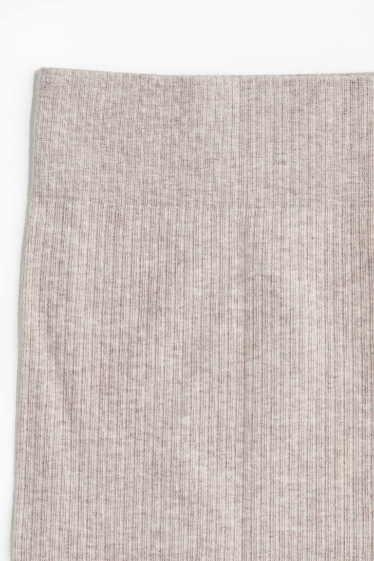 Women's Light beige marl Seamless leggings | H&M GB