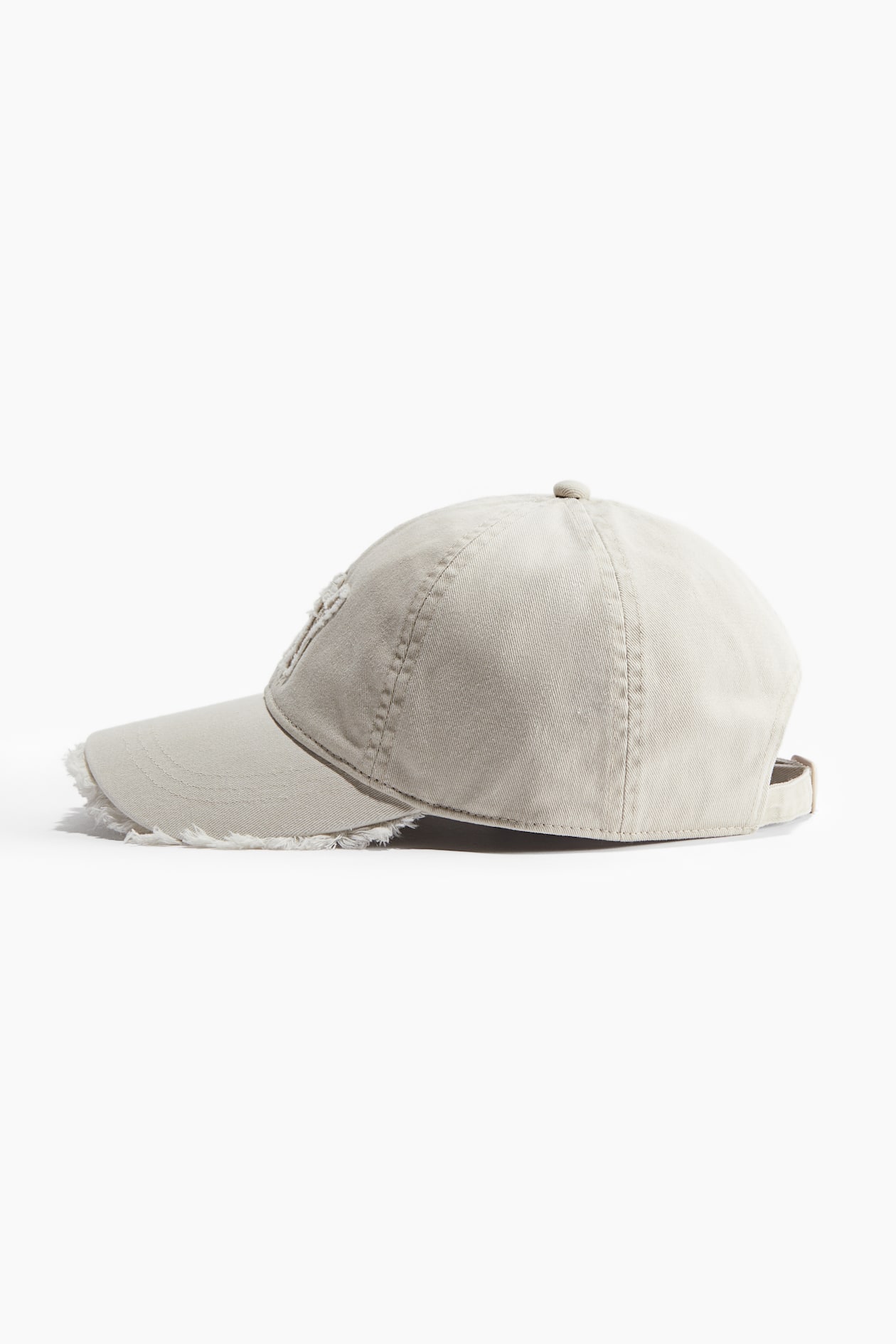 Women's Light beige/NY Appliquéd Cotton Cap | H&M US