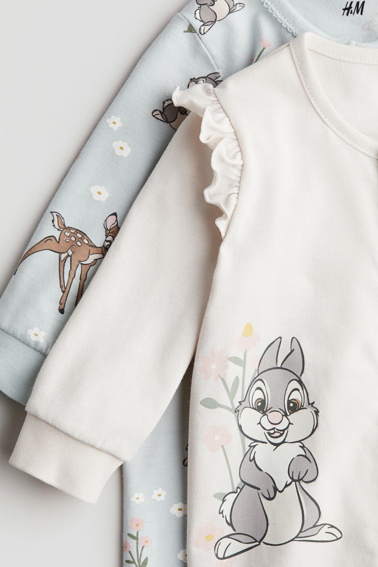 Pack de 2 pijamas estampados - Azul claro/Bambi - CRIANÇA | H&M PT