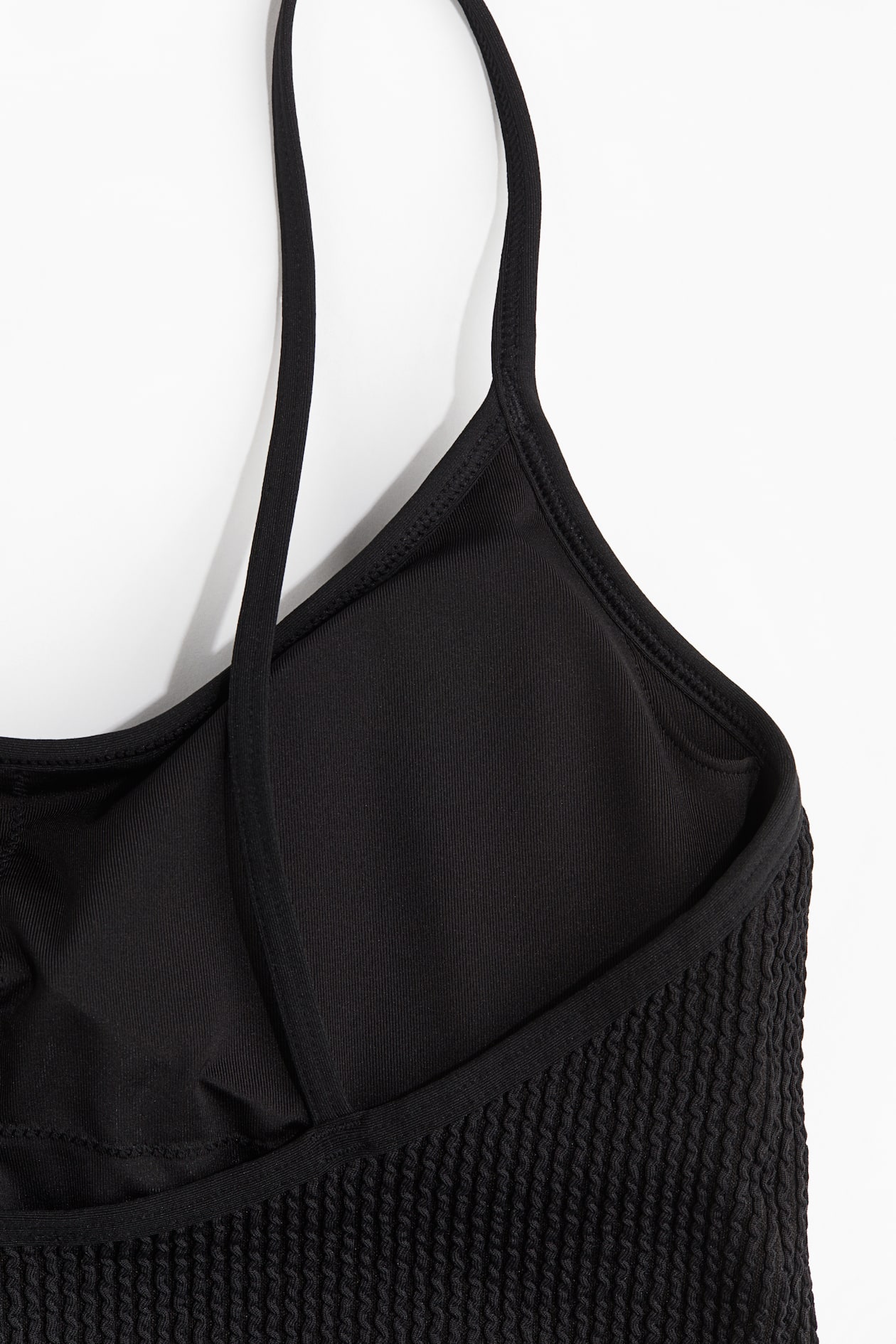 Padded-Cup High Leg Swimsuit - Black - Ladies | H&M US