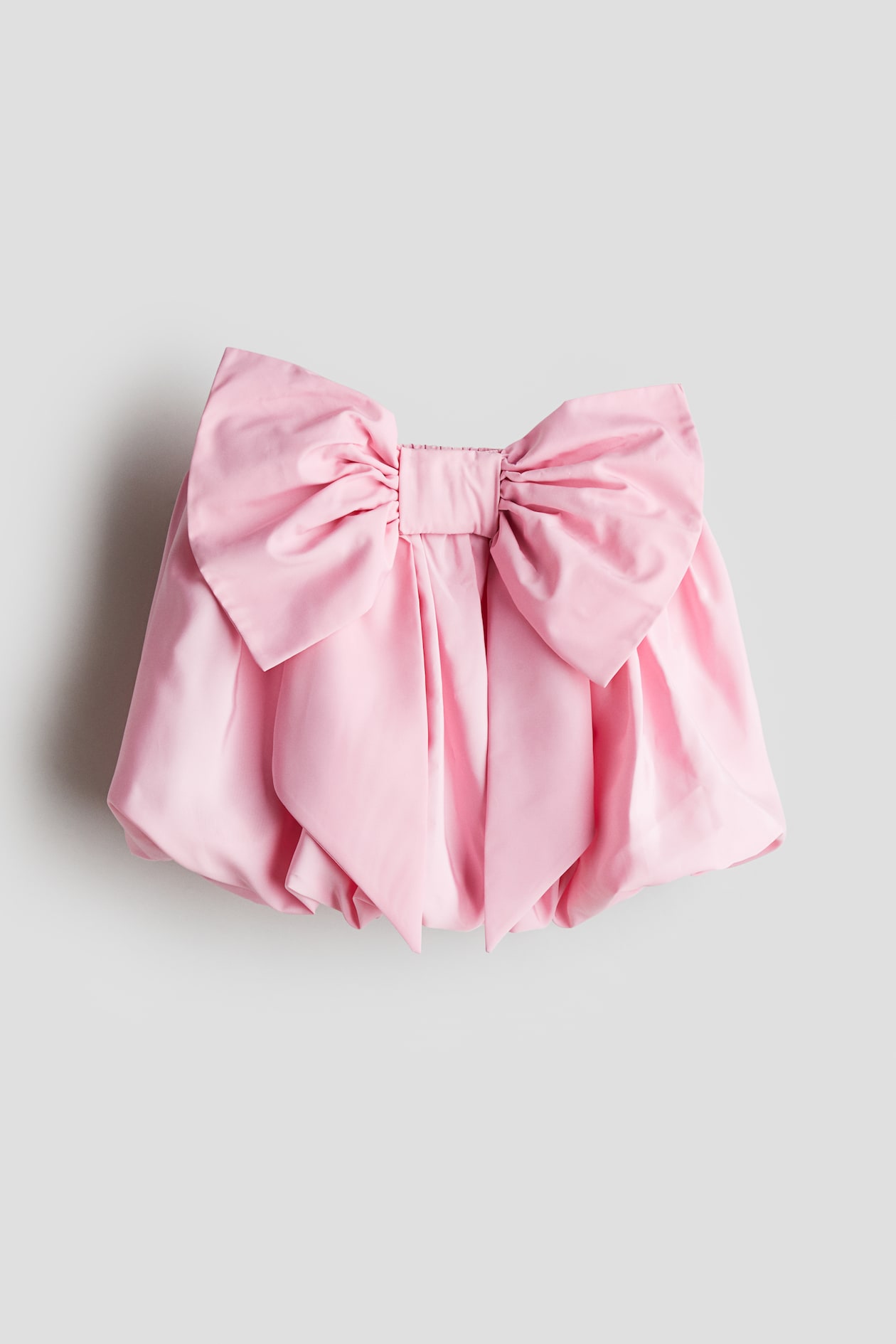 Pink Bow-Detail Balloon Skirt for kids - Short | H&M CA