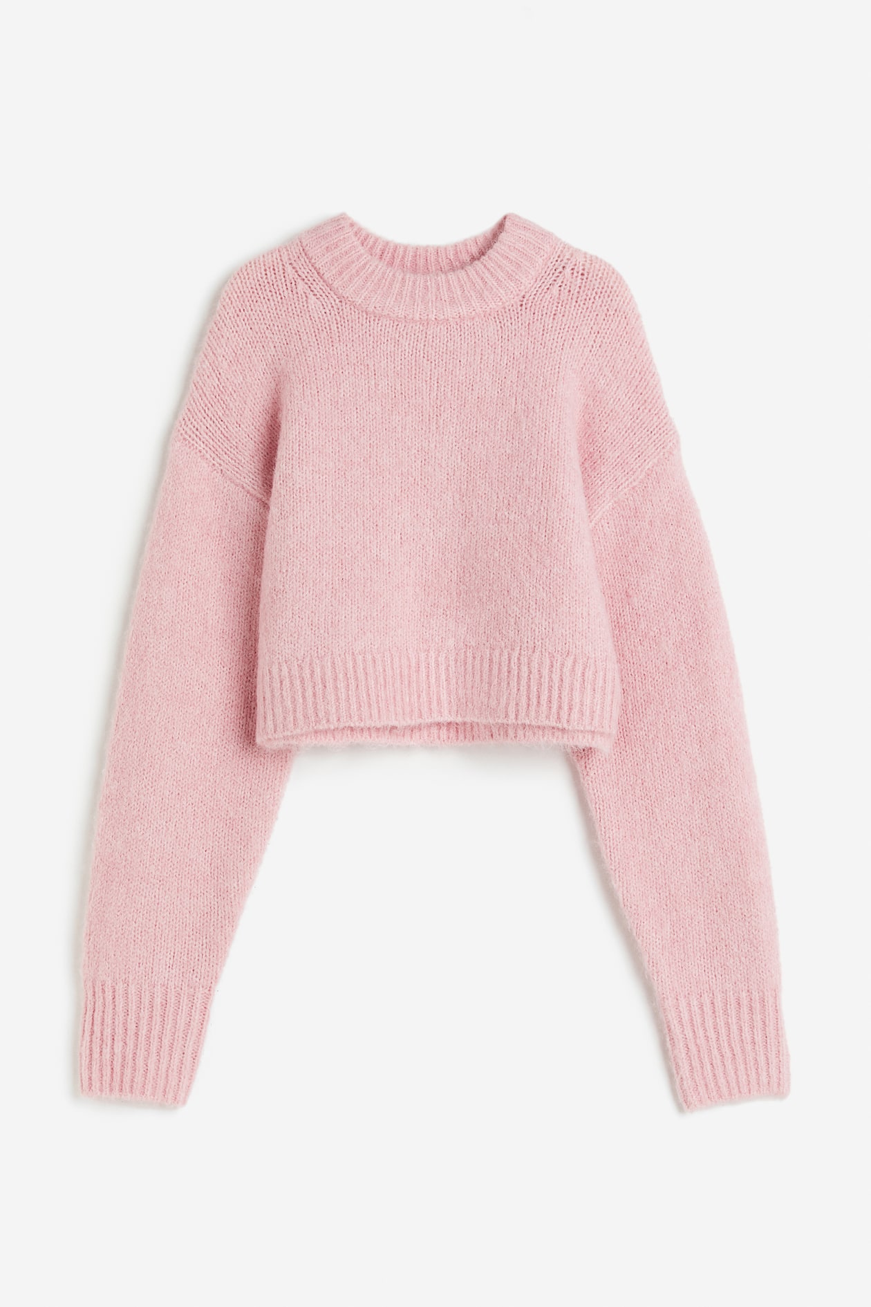 Cropped jumper - Light pink - Ladies | H&M GB