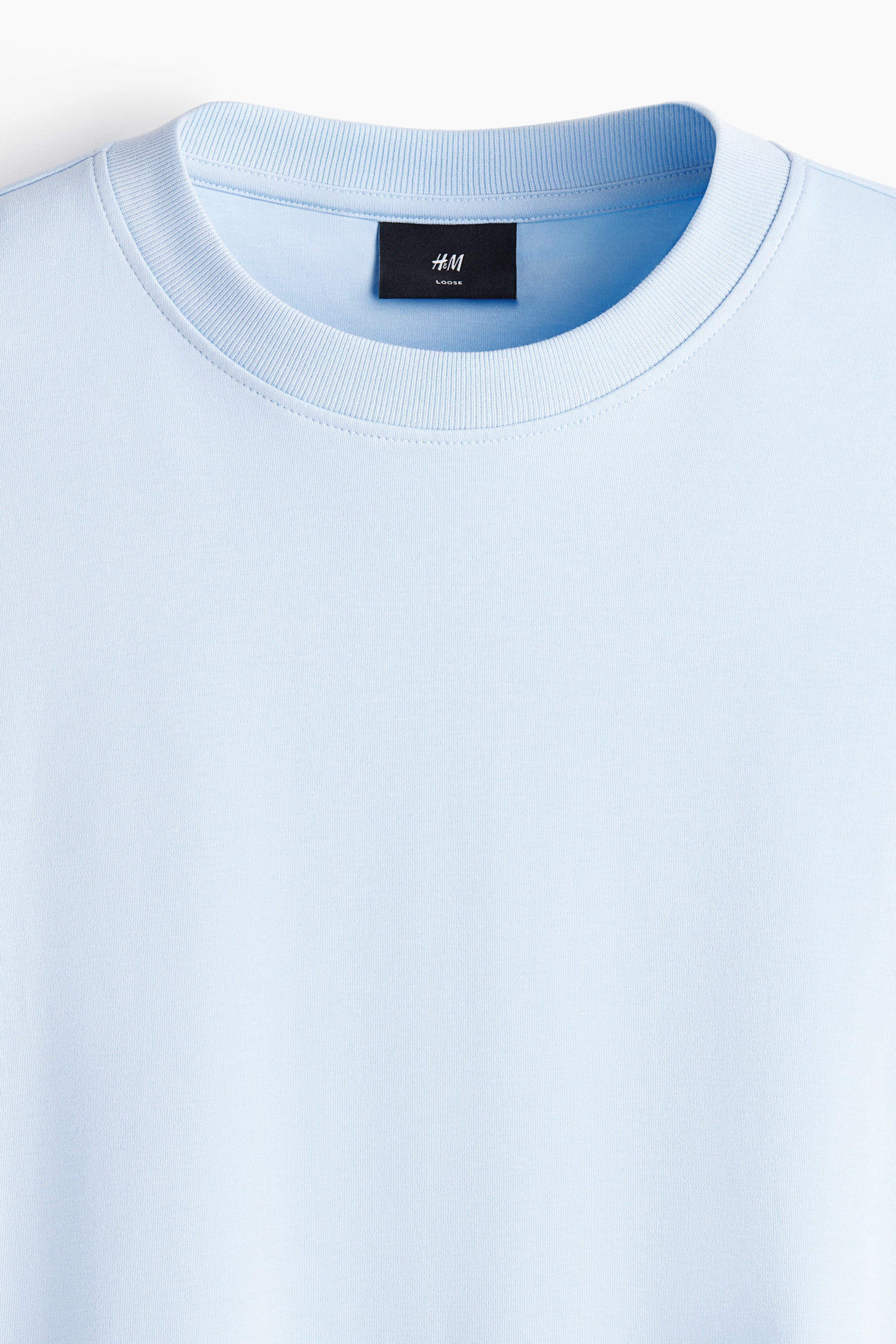 Oversized Fit T-shirt - Light blue - Men | H&M SG