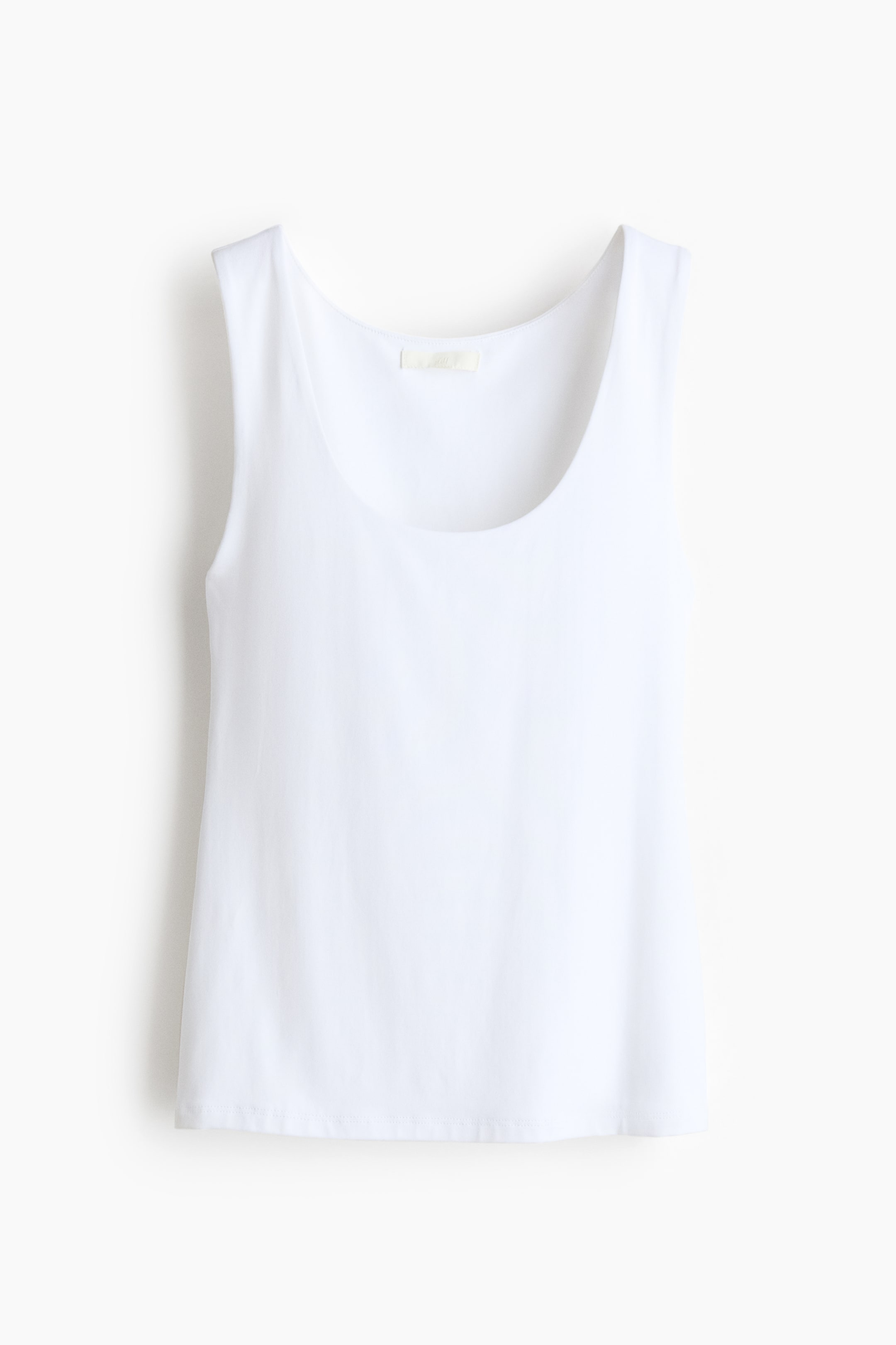 Women's White Microfiber Tank Top | H&M CA