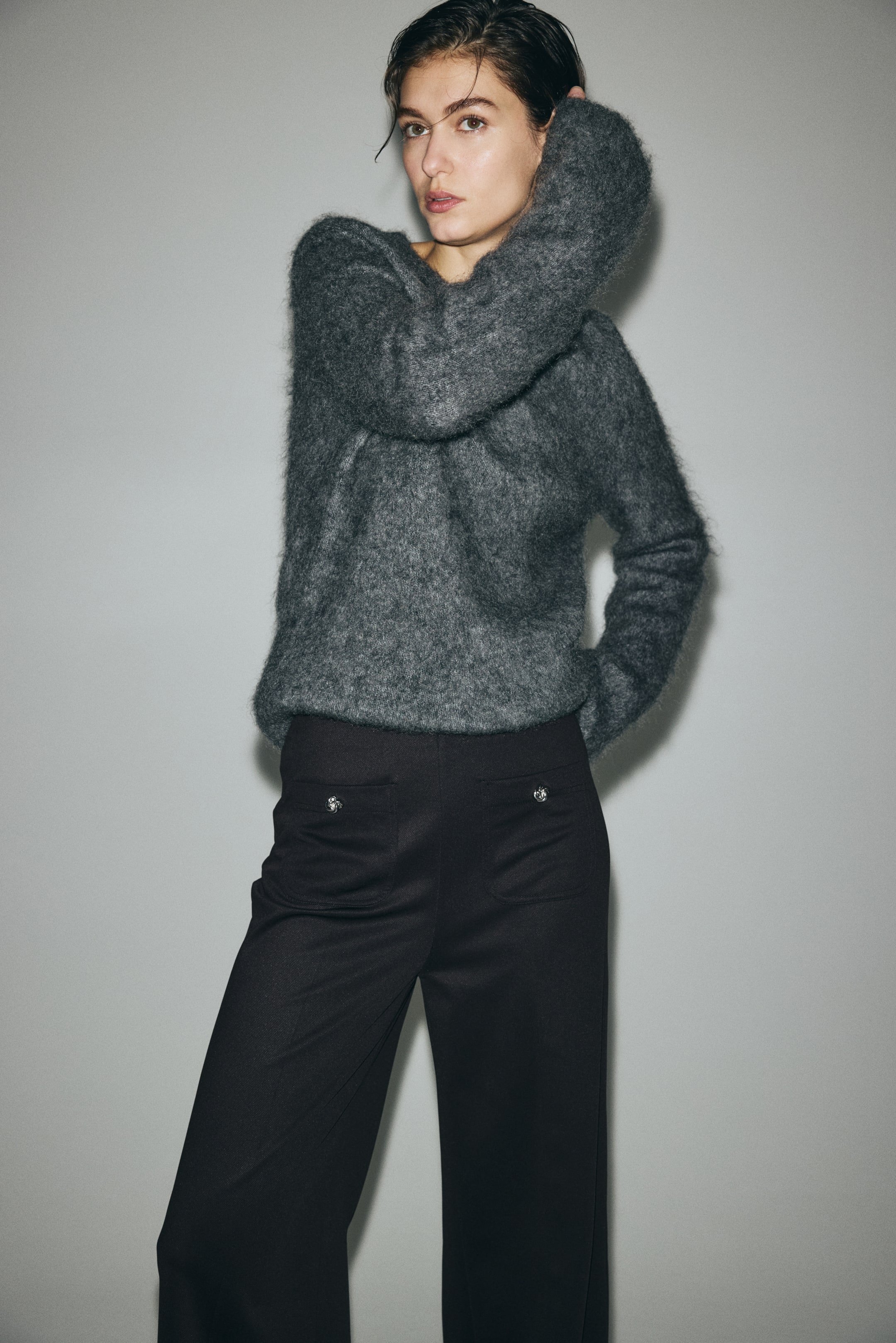 Women's Black Straight-Leg Pants | H&M CA