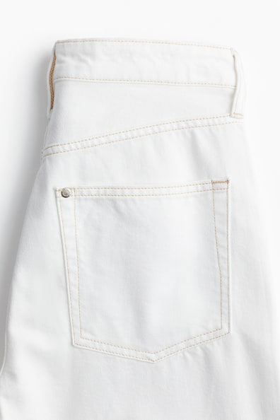 Women's White Feather Soft Super Wide Ultra High Jeans | H&M US