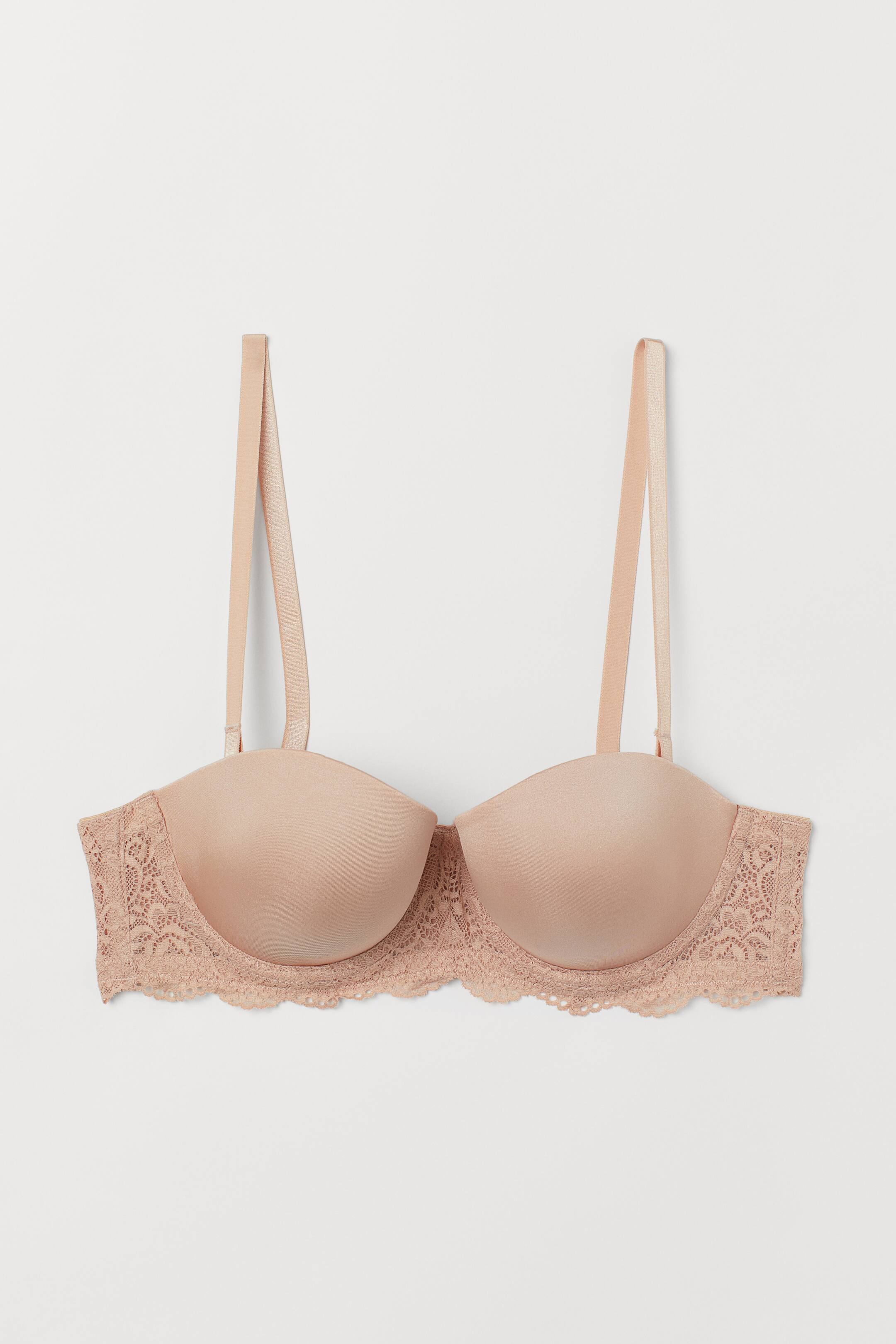 Strapless push-up bra - Powder beige - Ladies | H&M AU