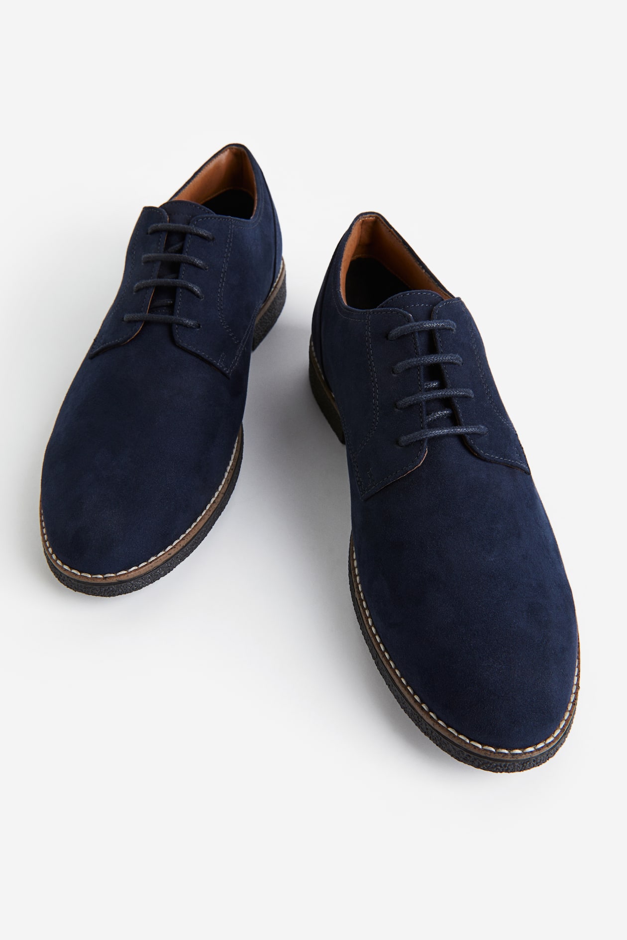 Men’s Dark blue Derby Shoes | H&M US