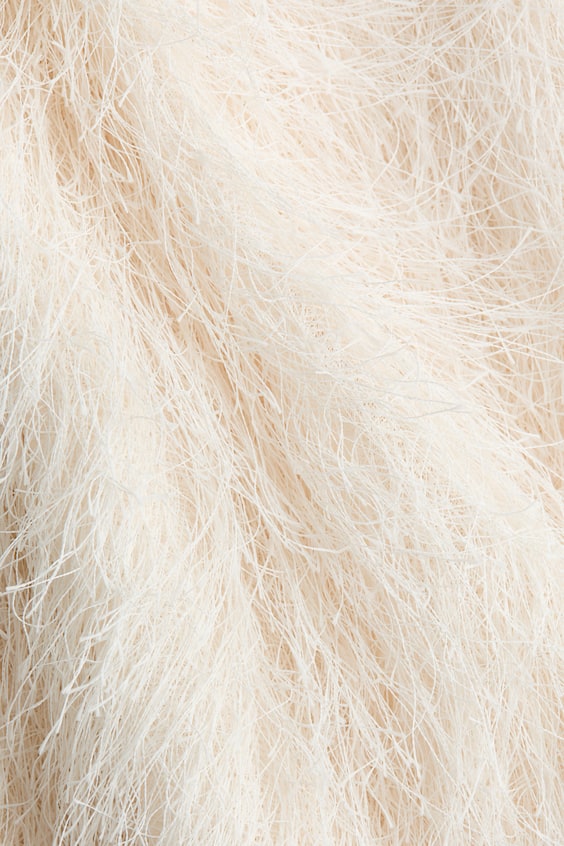 Women's Cream Fringed Strappy Top | H&M CA