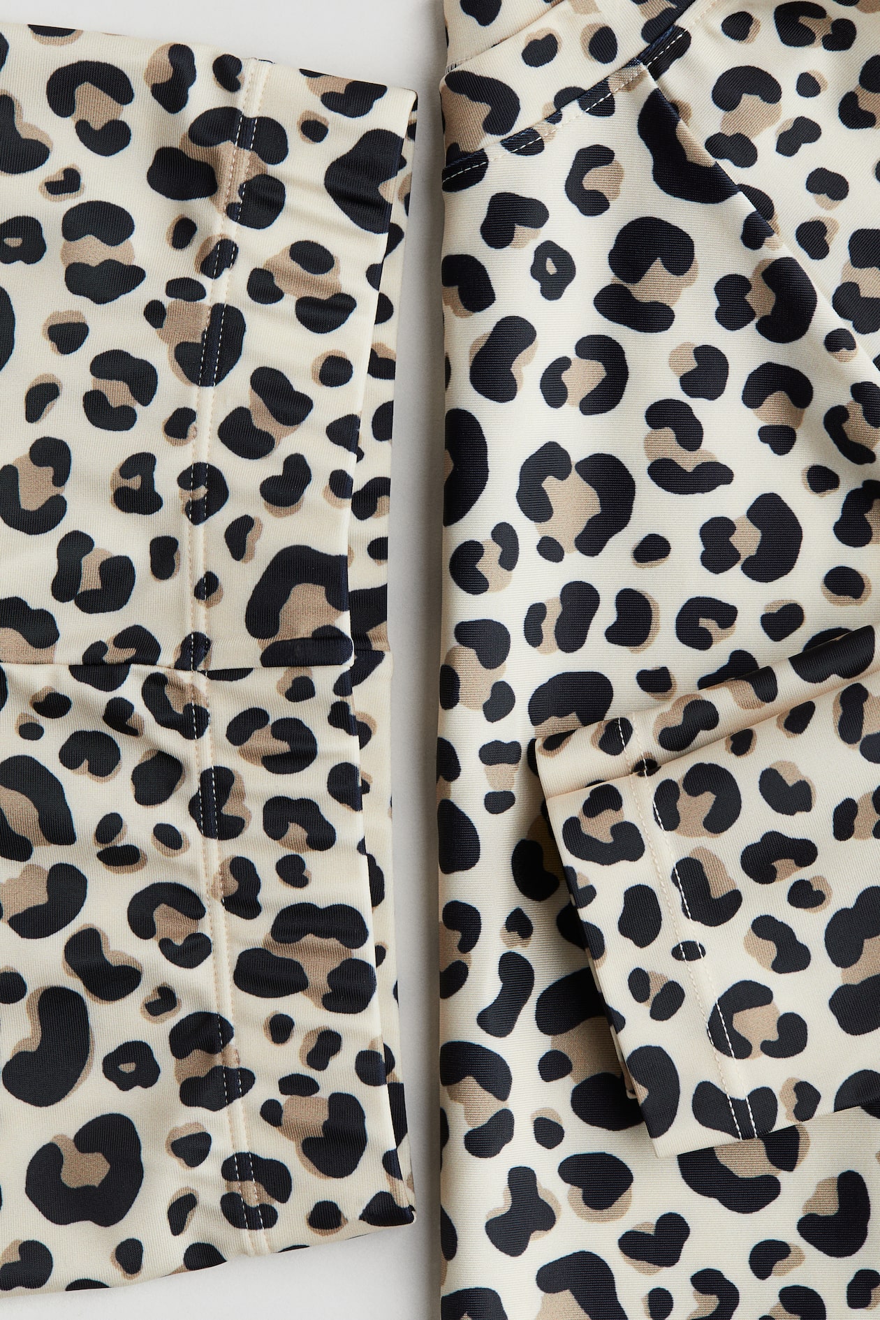Light beige/leopard print Swim Set UPF 50 for kids | H&M US