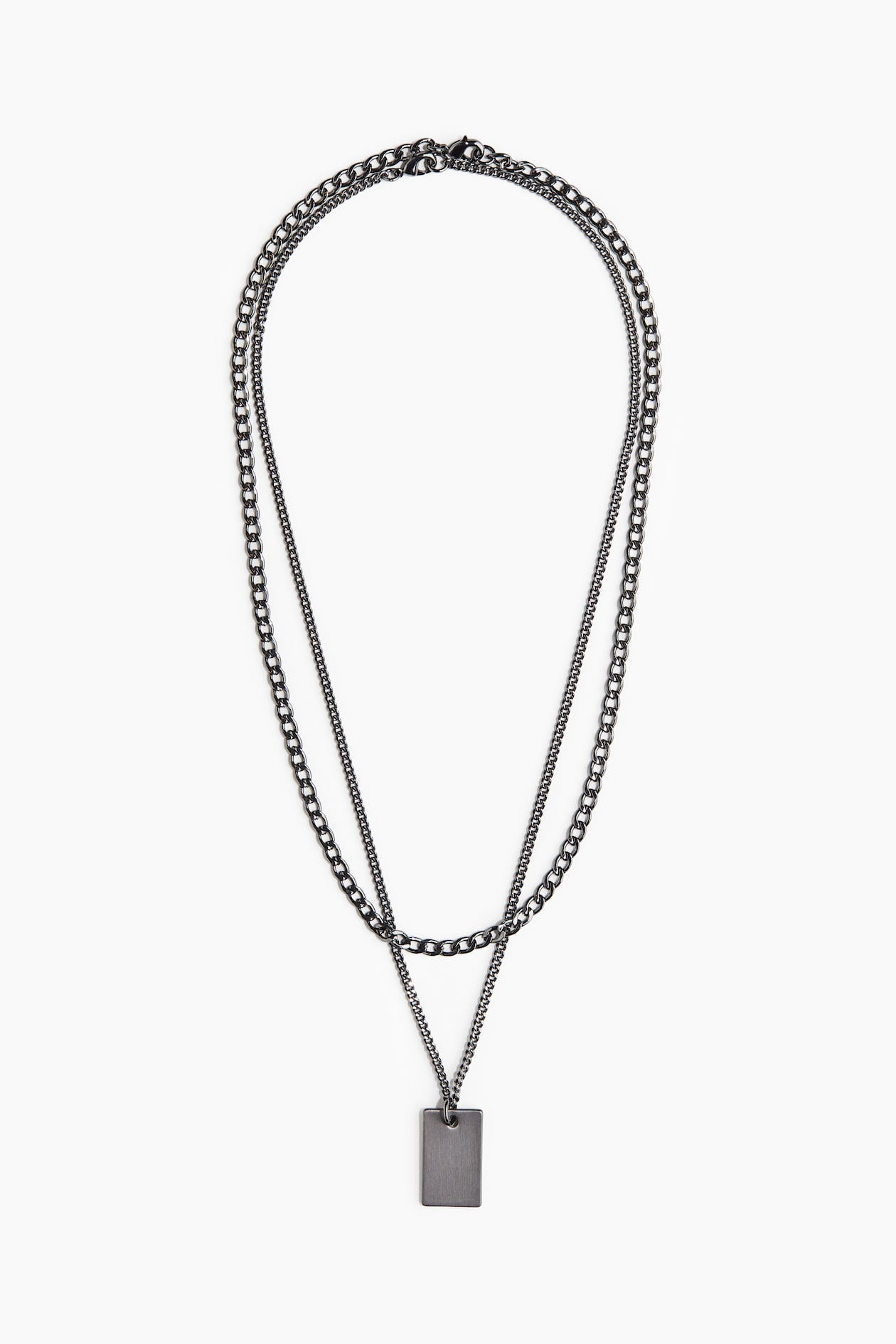Men’s Black 2-pack necklaces | H&M IN