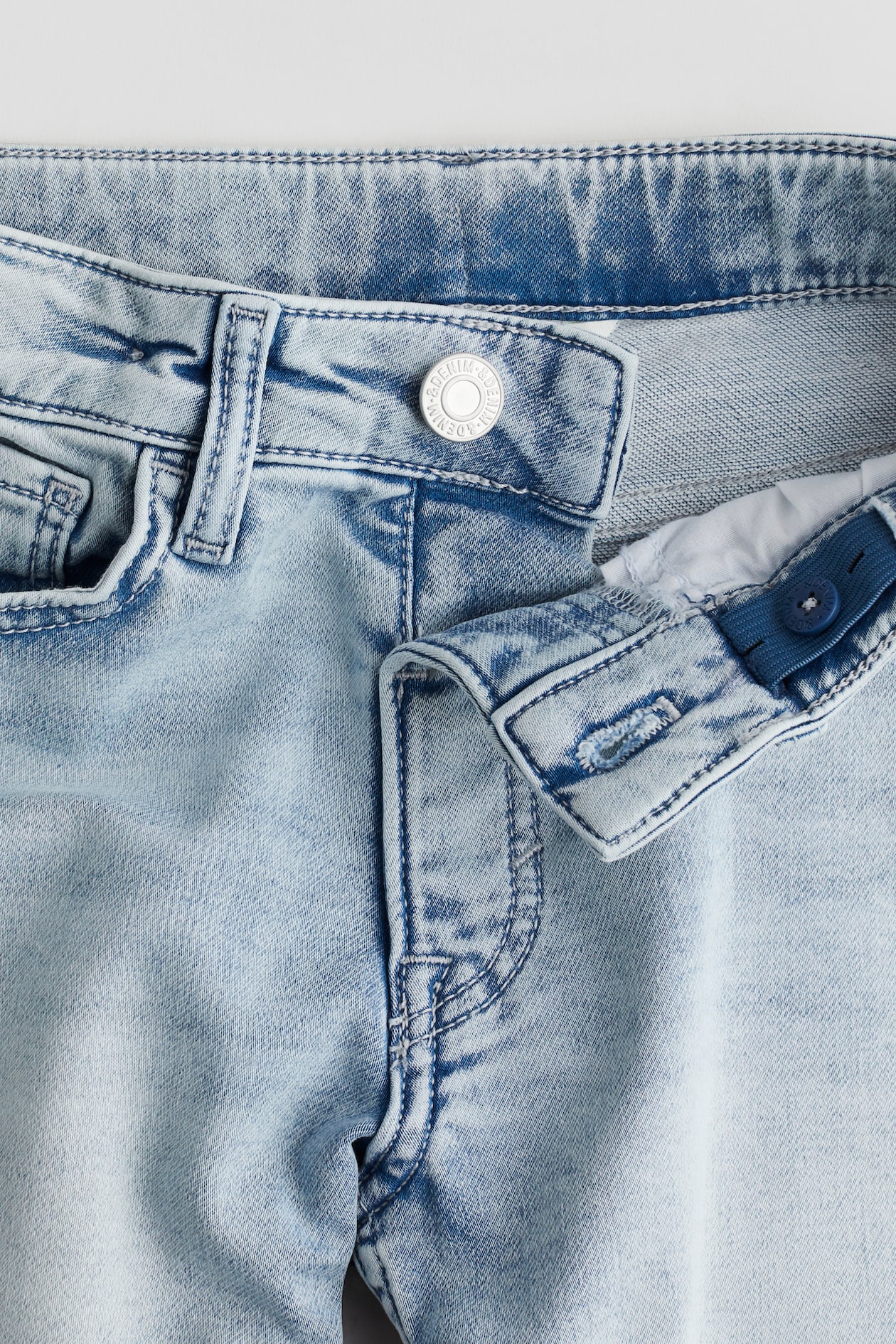Light denim blue Super Soft Denim Shorts for kids | H&M US