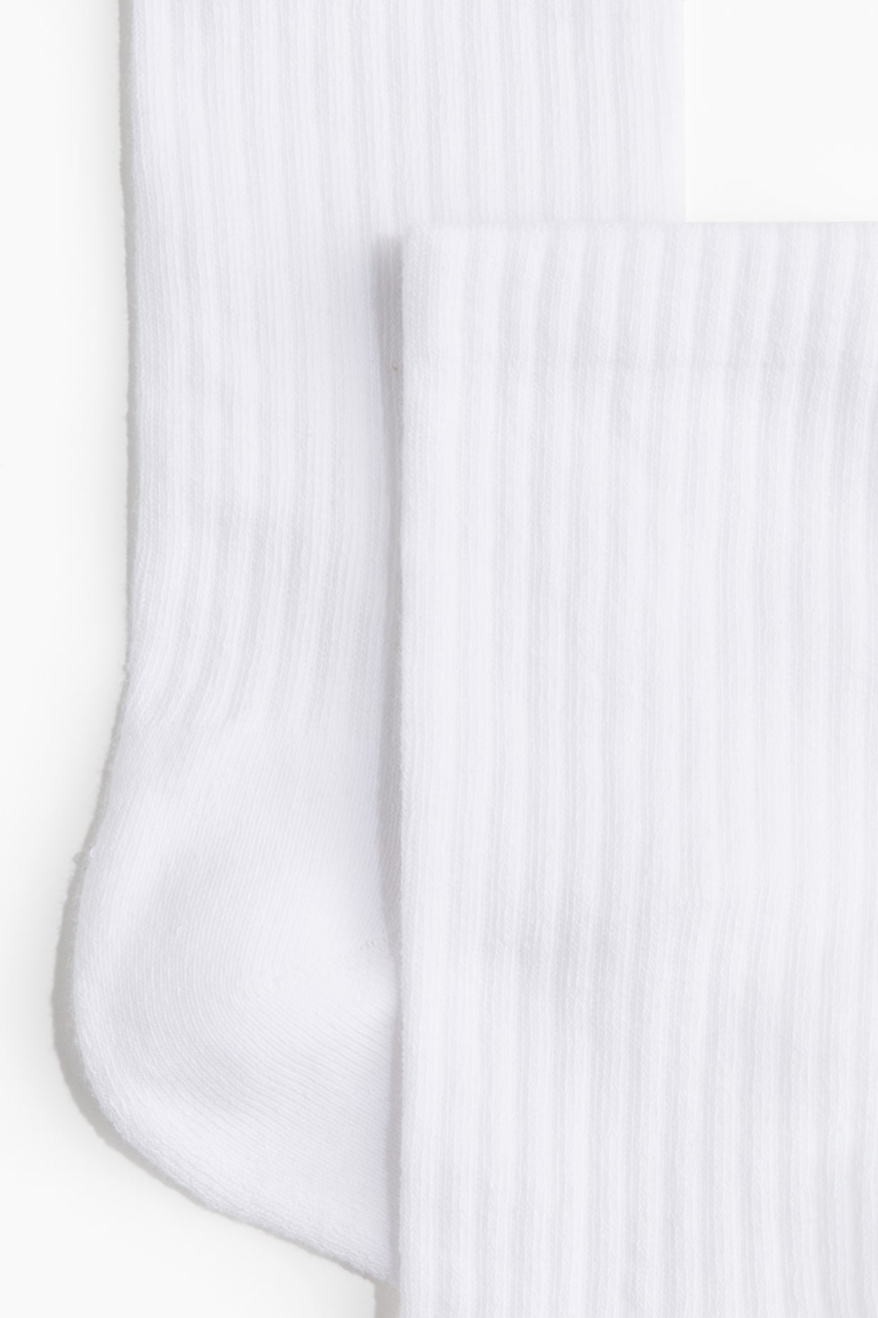 5-pack Ribbed Socks - White - Ladies | H&M US