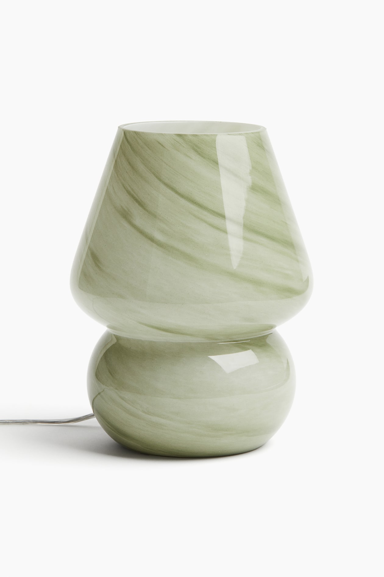 Light green Glass table lamp at H&M Home | H&M GB