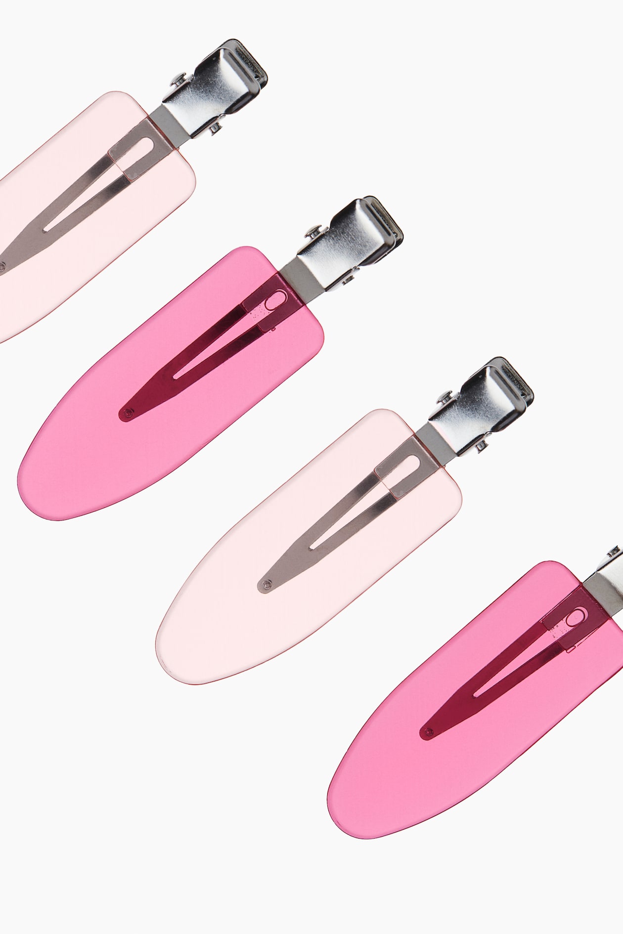 - Stylingová sponka do vlasů 4 kusy - Růžová - Beauty all | H&M CZ