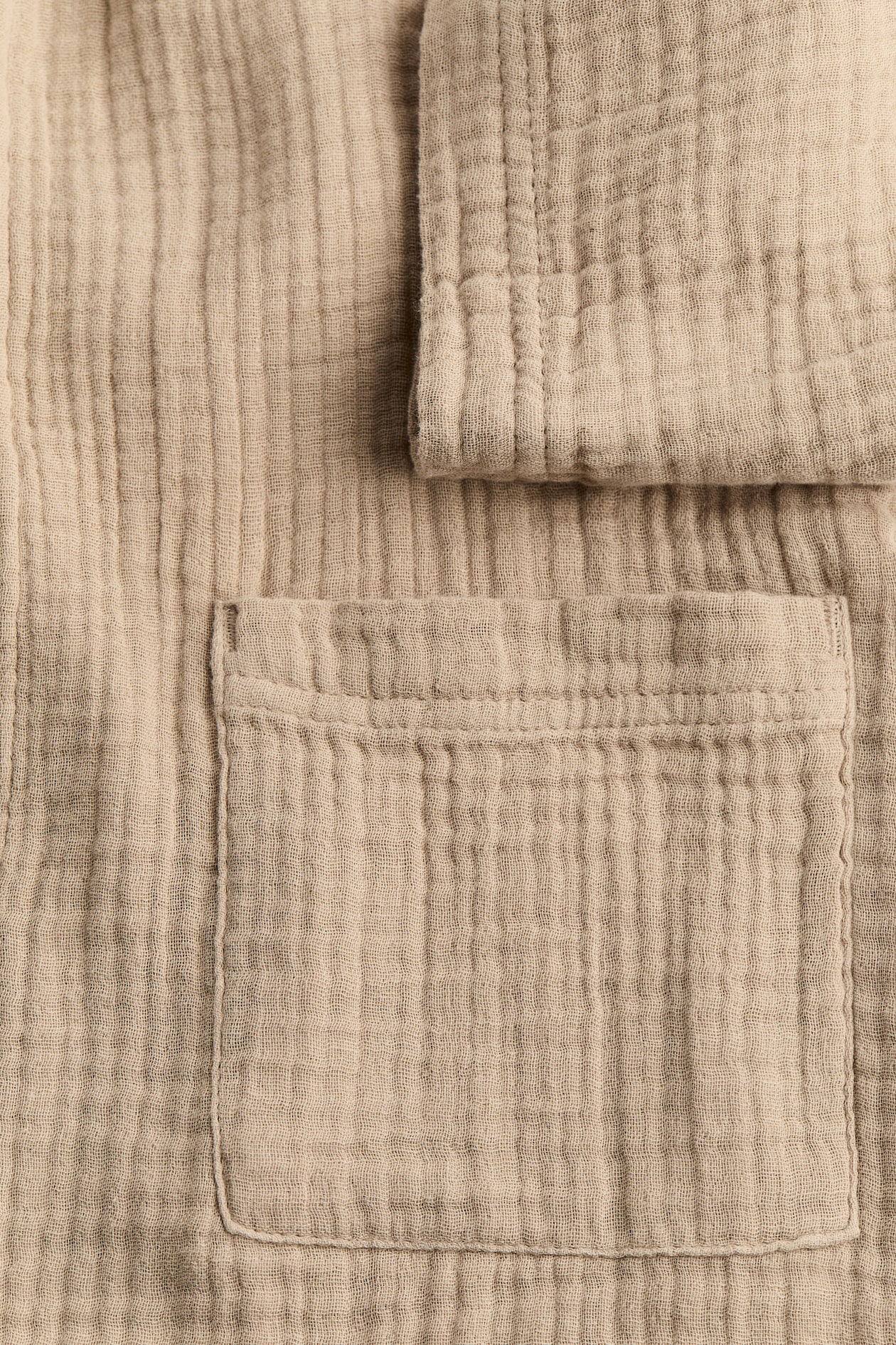 Morgonrock i muslin - Beige - Home All | H&M SE