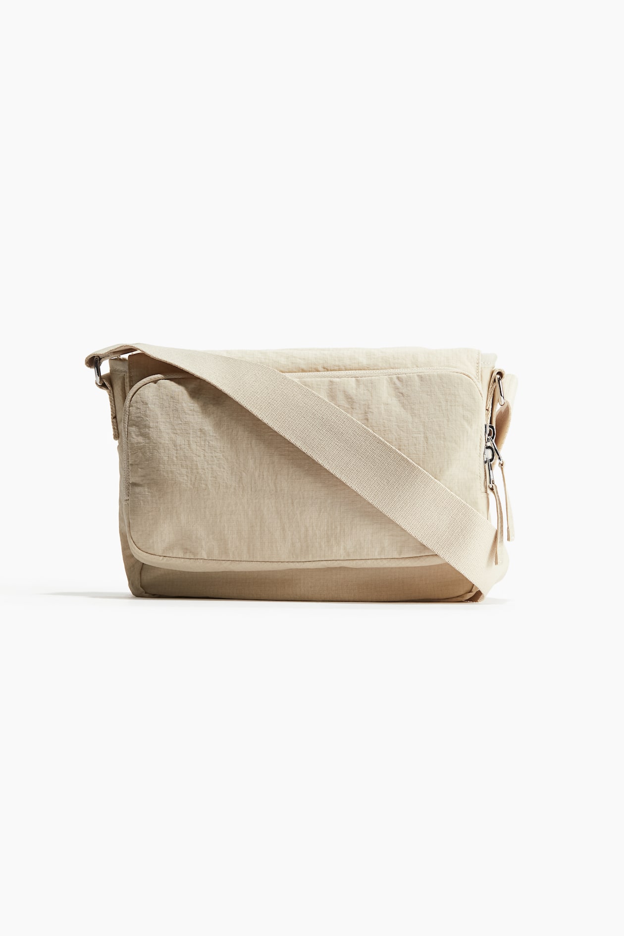 Bolso cruzado de nailon - Beige claro - HOMBRE | H&M ES