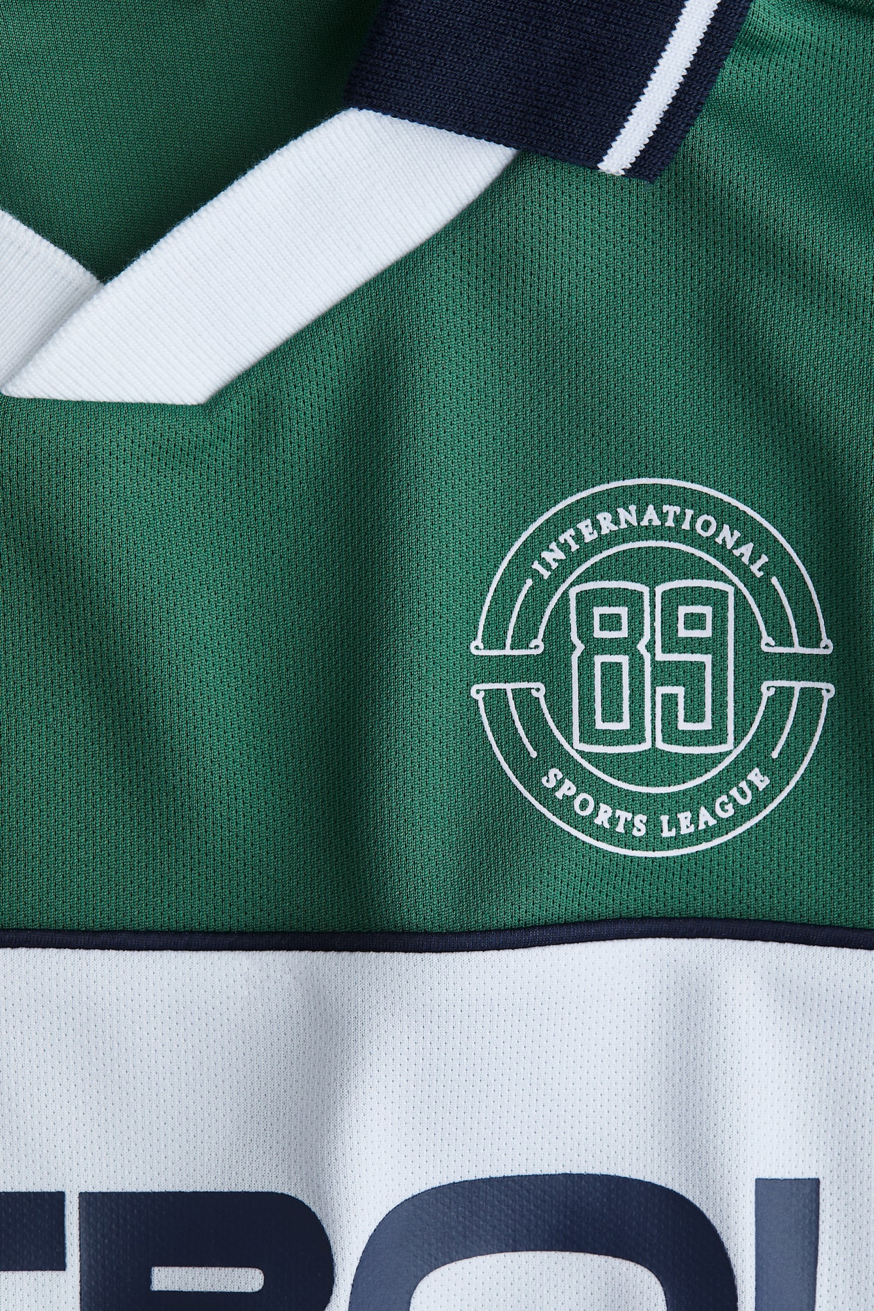 Dark green/Fútbol Collared football shirt for kids | H&M MY