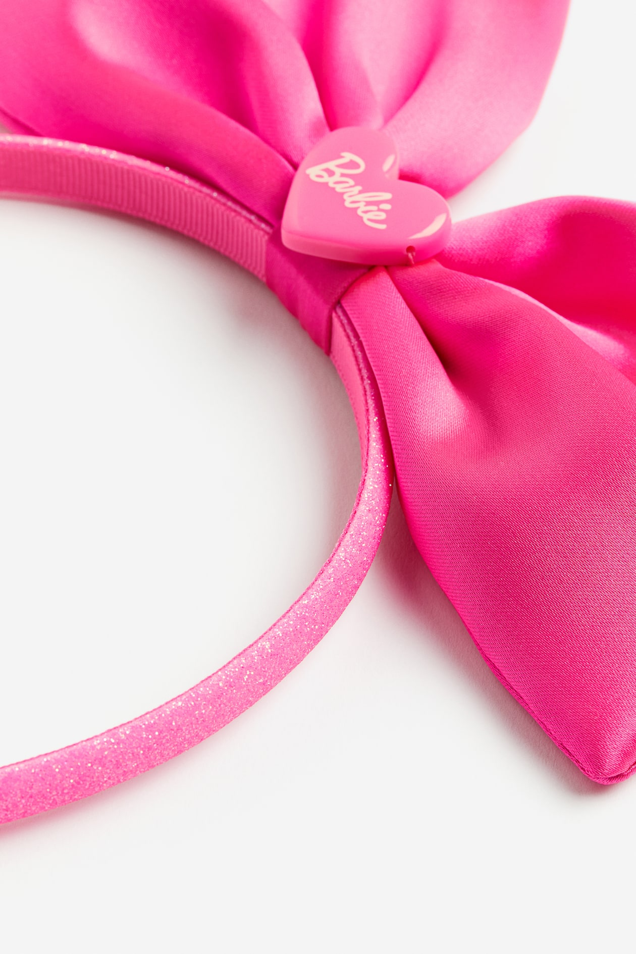 Bow-detail Alice band - Bright pink/Barbie - Kids | H&M GB