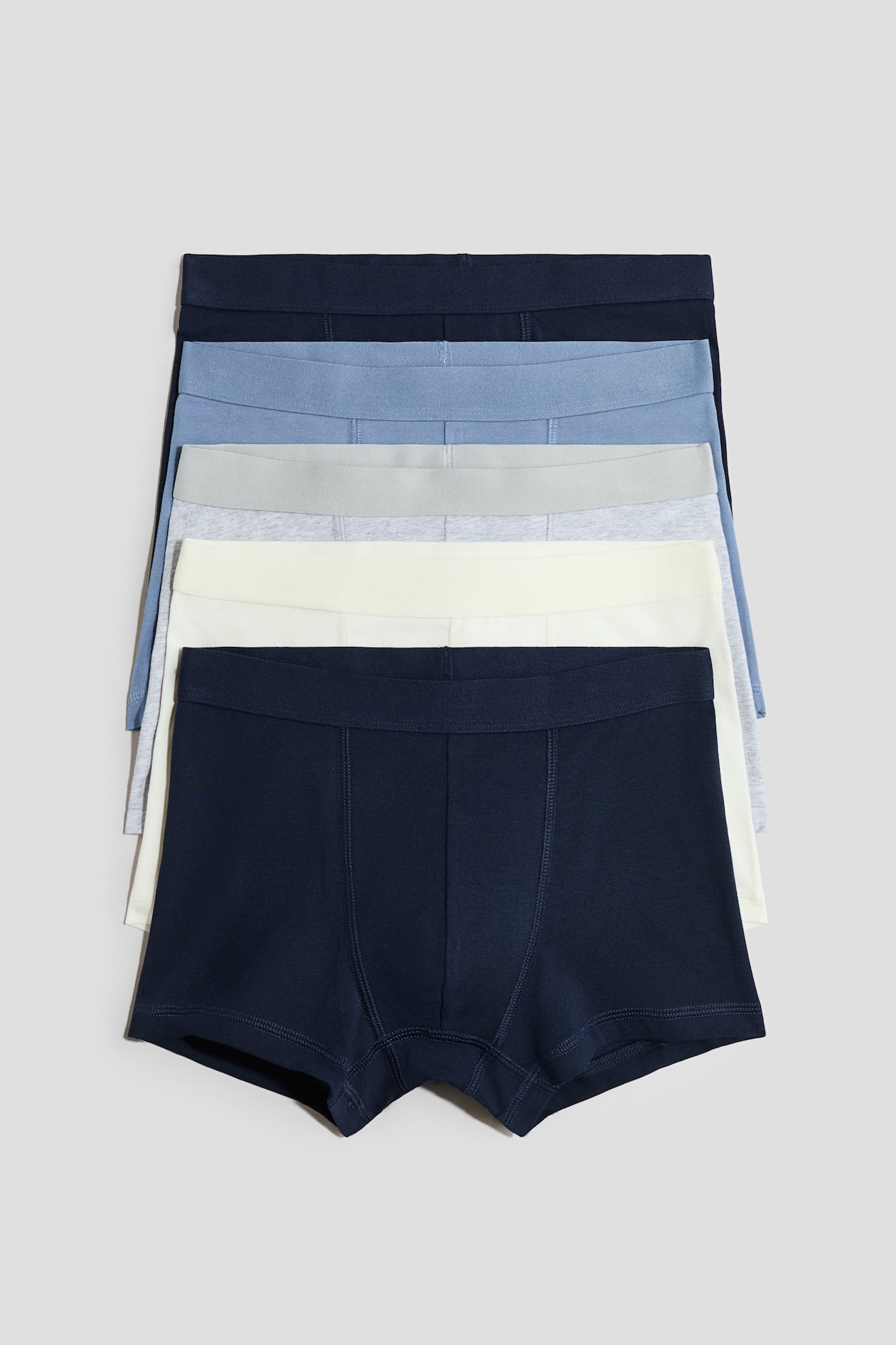Blue/white 5-pack Boxer Briefs for kids | H&M US