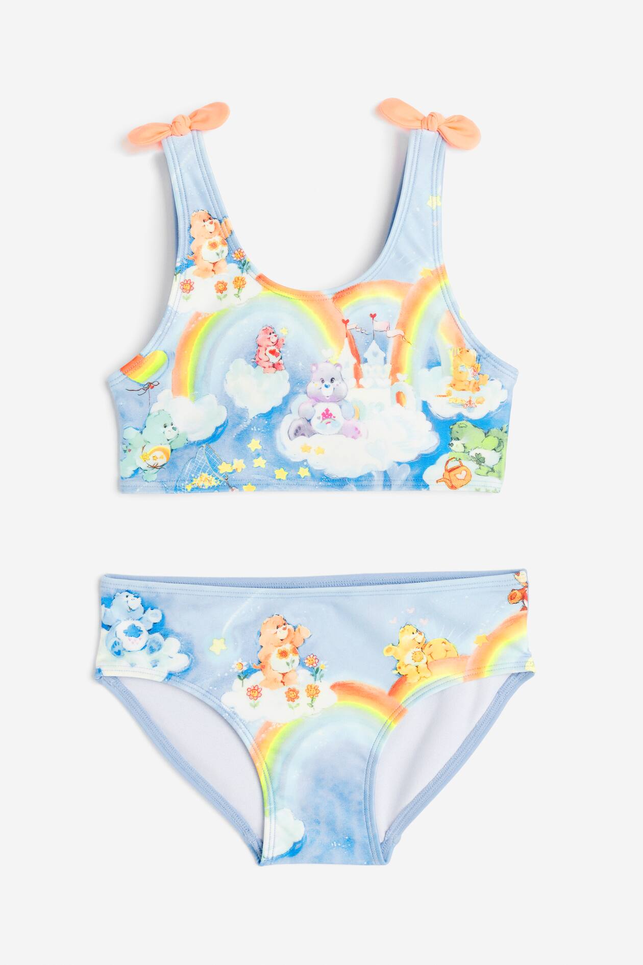 Bikini con moños - Azul claro/Ositos Cariñositos - Kids | H&M MX