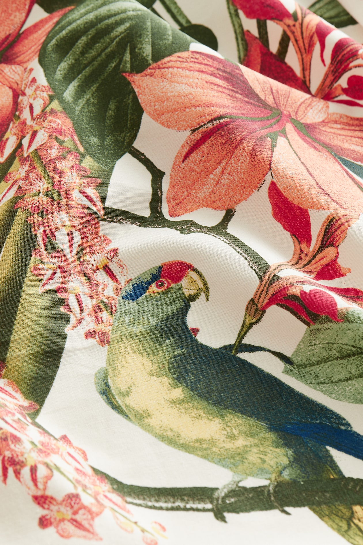 Patterned Tablecloth - White/floral - Home All | H&M US