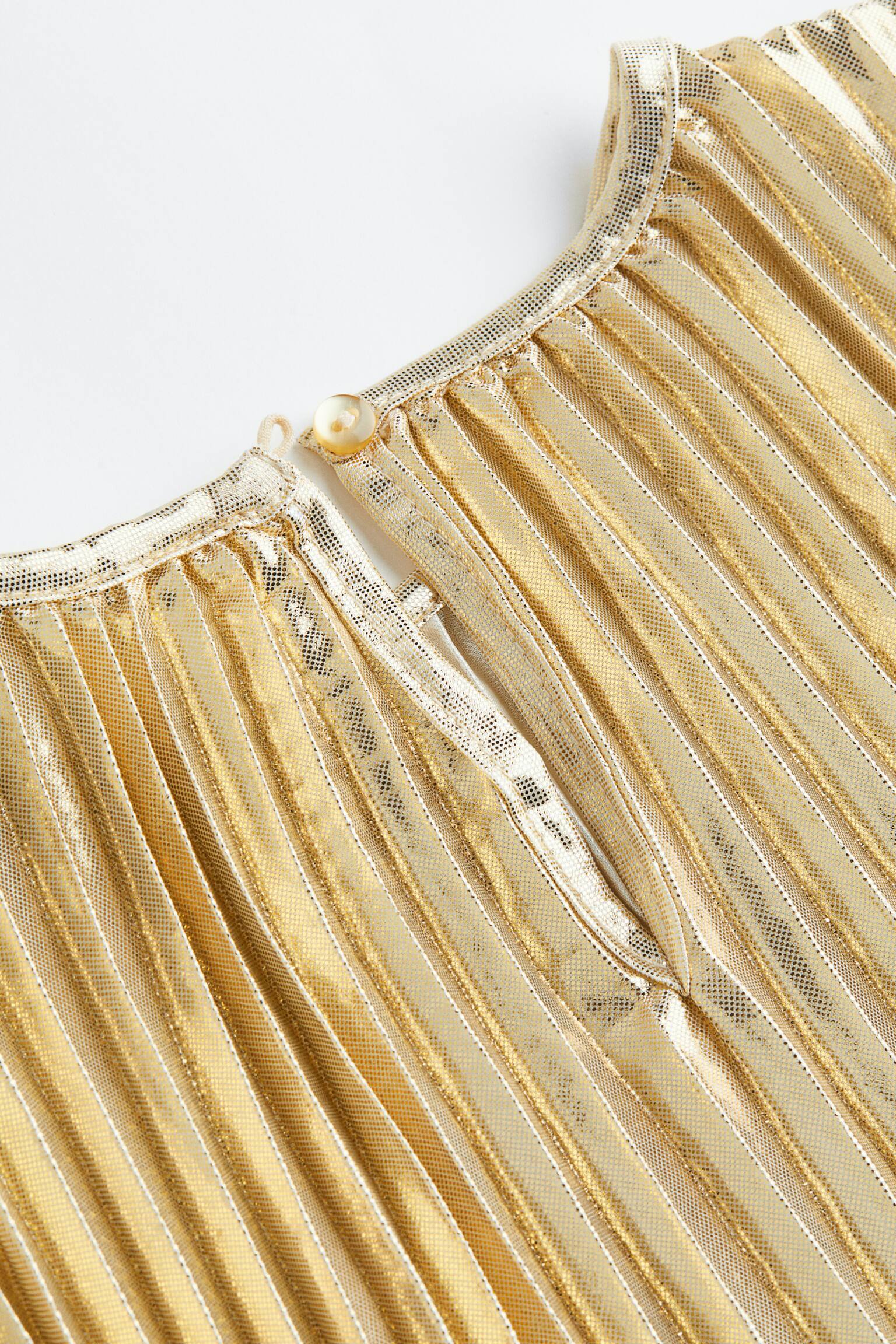 Abito con maniche a volant - Scollo arrotondato - A maniche corte ...