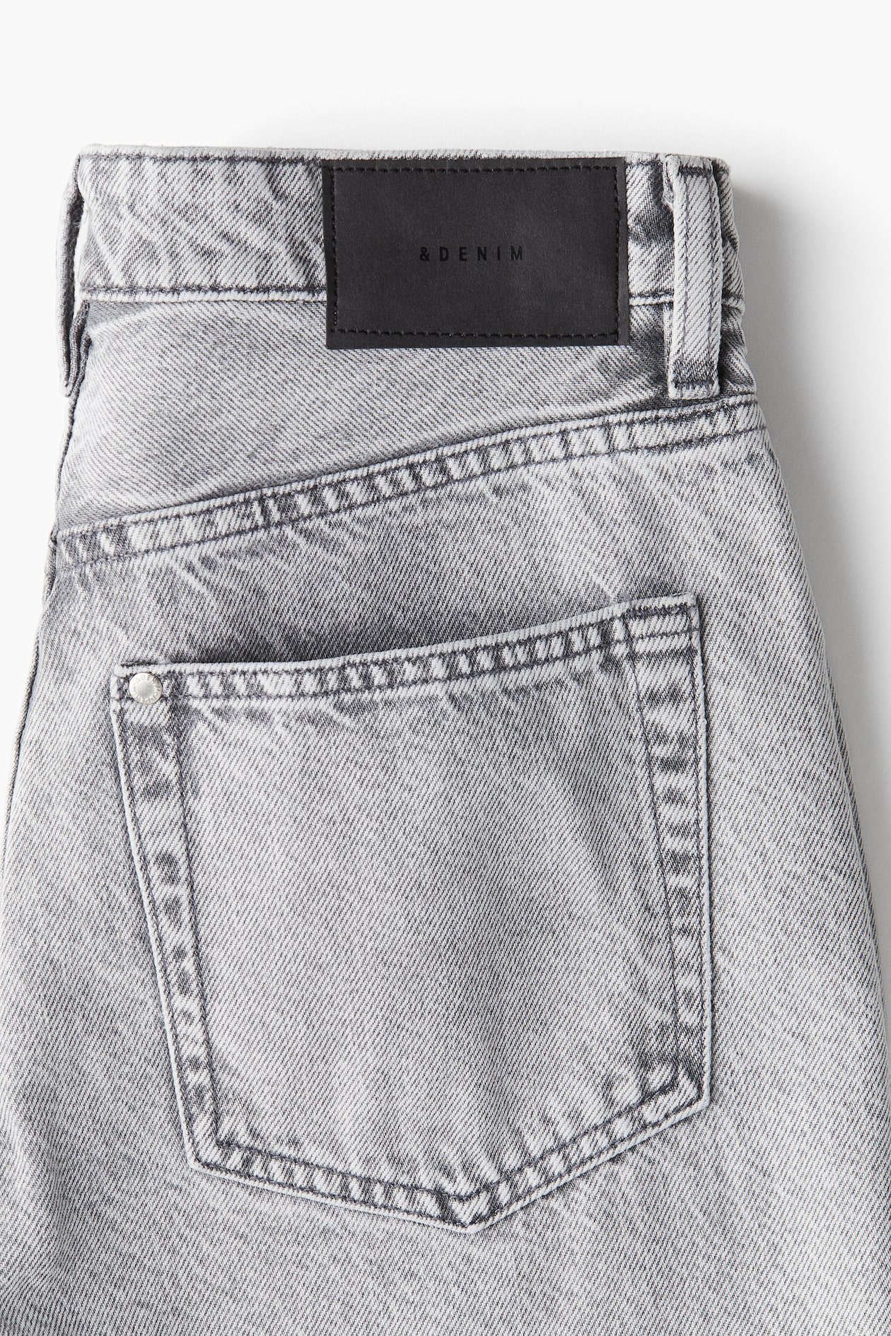 Women's Denim gray Straight High Jeans | H&M US