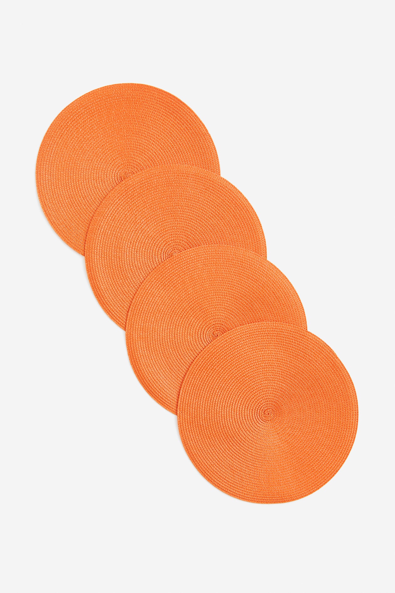 Lot de 4 sets de table - Orange - Home All | H&M FR