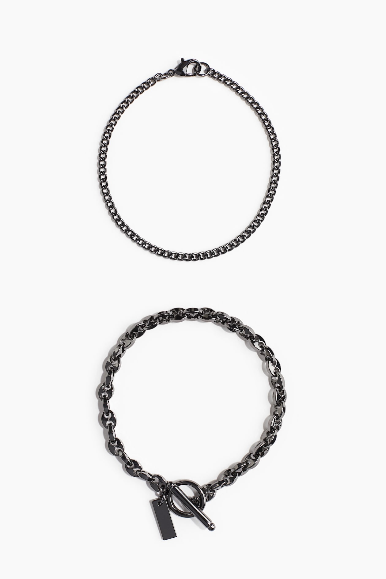 Men’s Black 2-pack bracelets | H&M IN