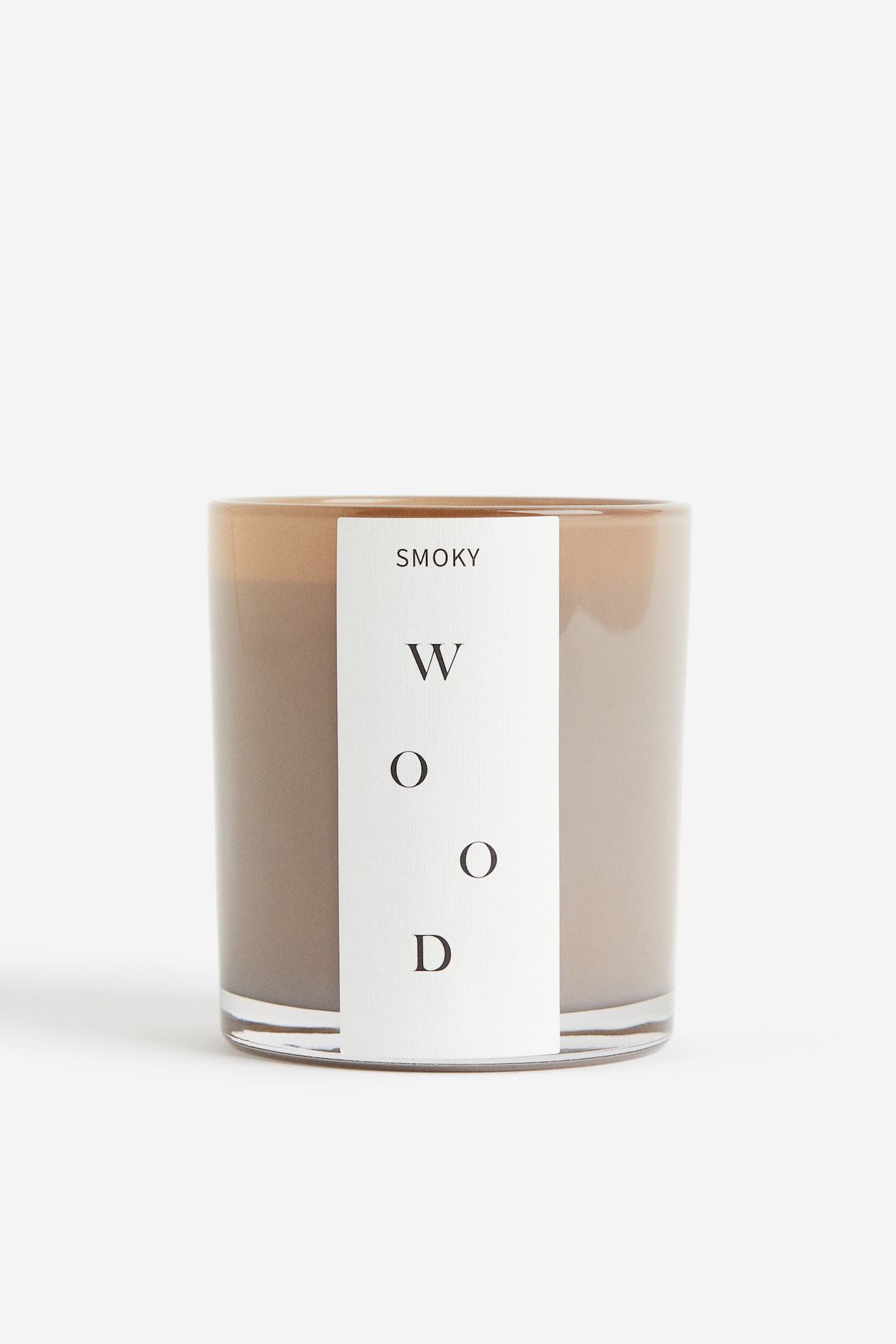 Scented Candle in Glass Holder - Smoky Wood - Home All | H&M US