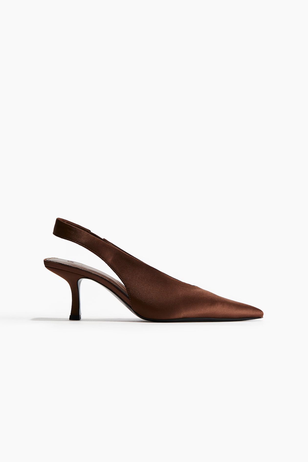 Women's Dark brown Pointed Slingbacks | H&M US