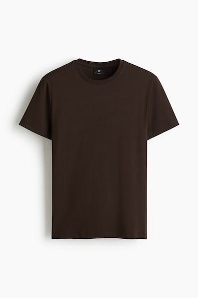 Men’s Brown/dark orange 5-pack Slim Fit T-shirts | H&M CA