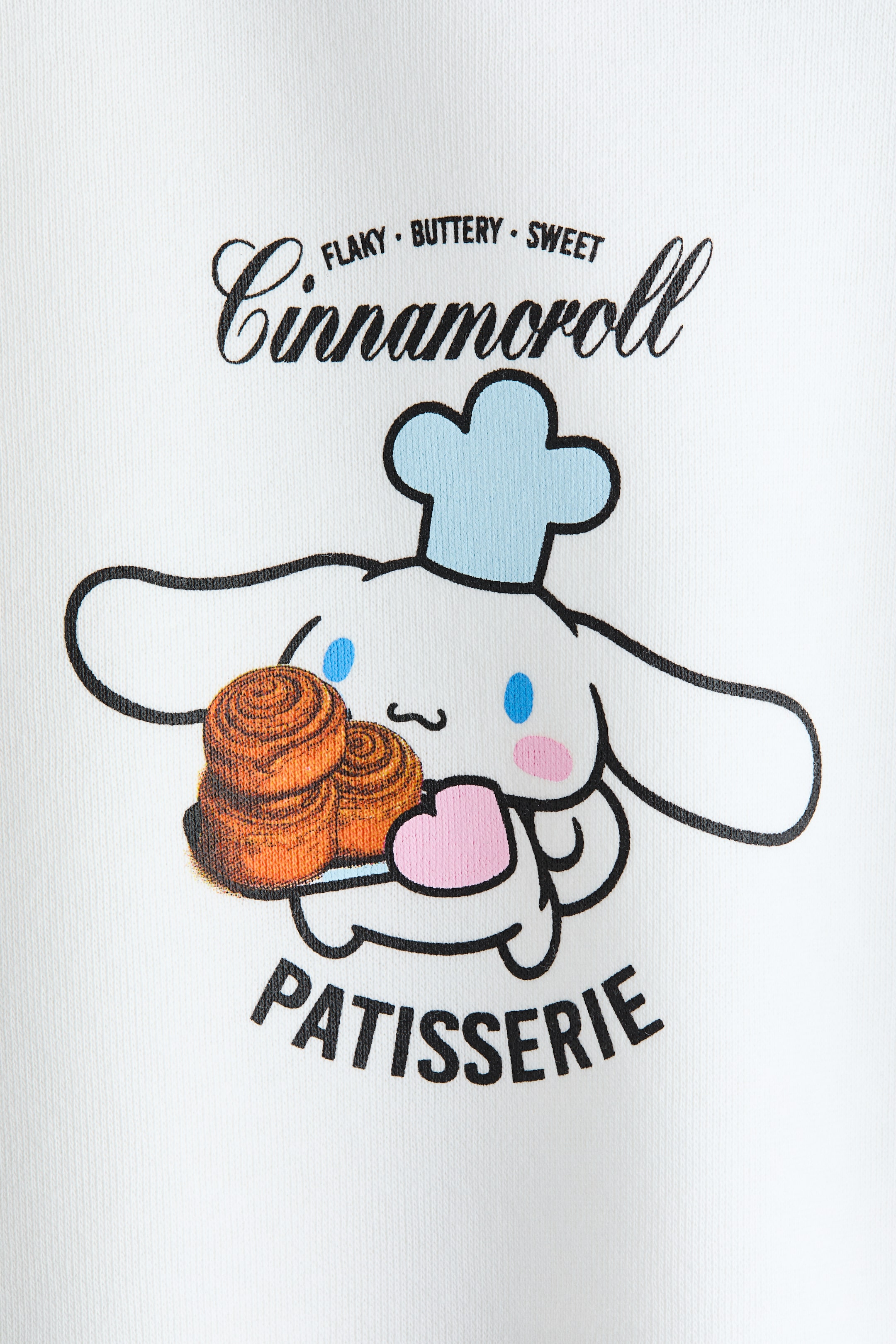Sweat oversize avec motif imprimé - Blanc/Cinnamoroll - ENFANT | H&M FR