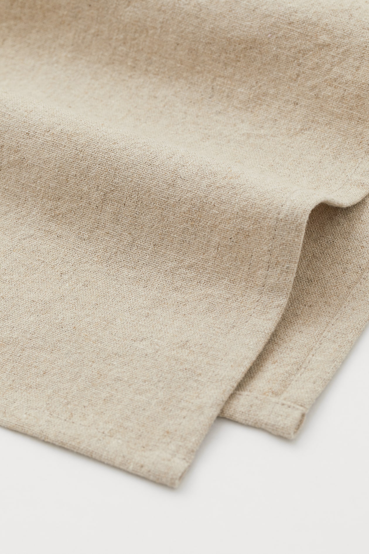 Beige Linen-blend table runner at H&M Home | H&M GB