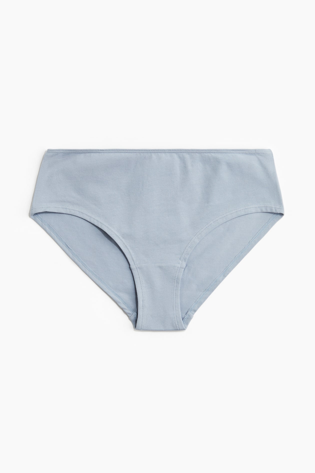 Women's Light blue/Dusty blue 10-pack cotton hipster briefs | H&M