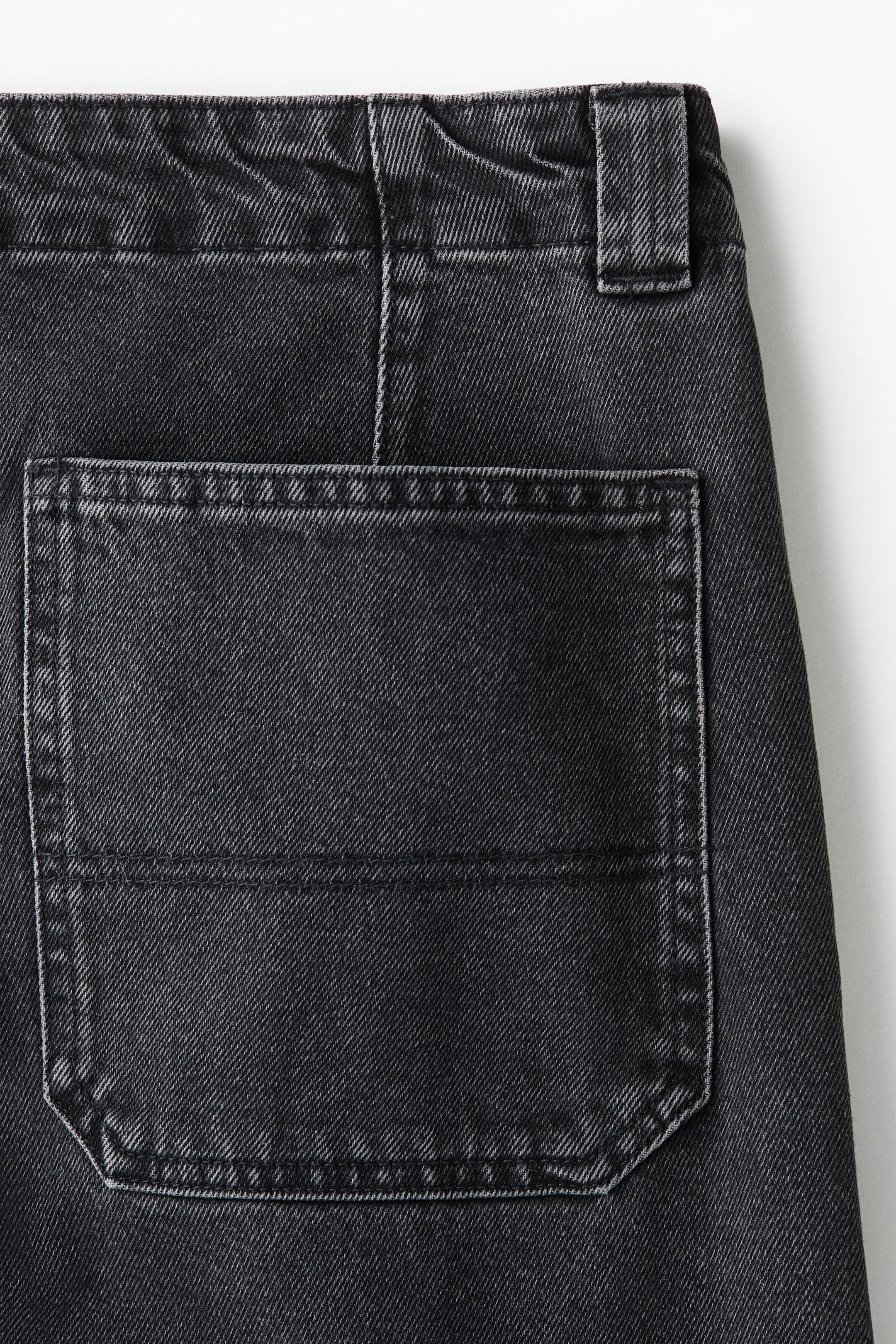 Loose Fit Worker jeans - Black - Men | H&M IN