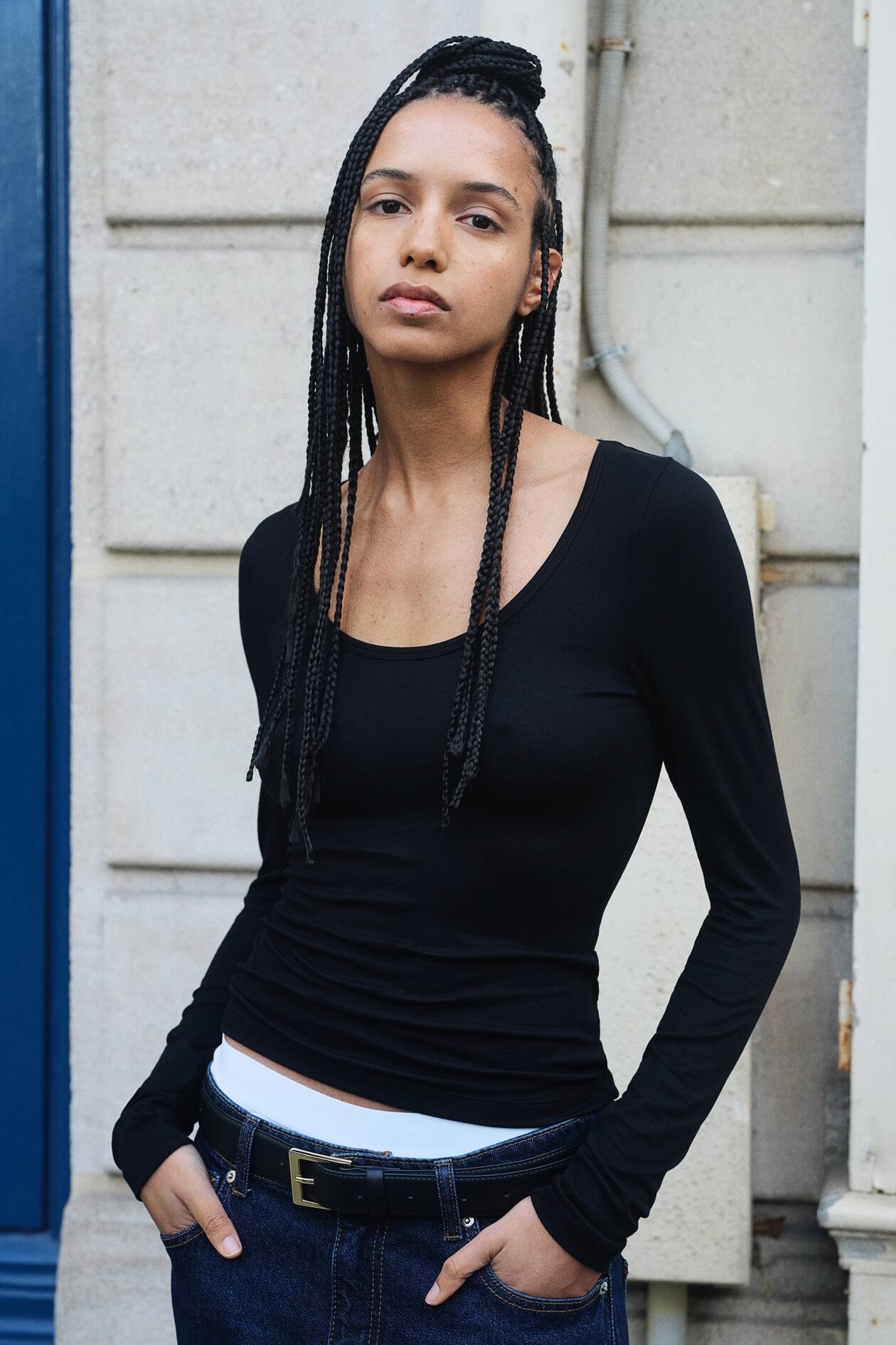 Bordás felső - Fekete - NŐI | H&M HU