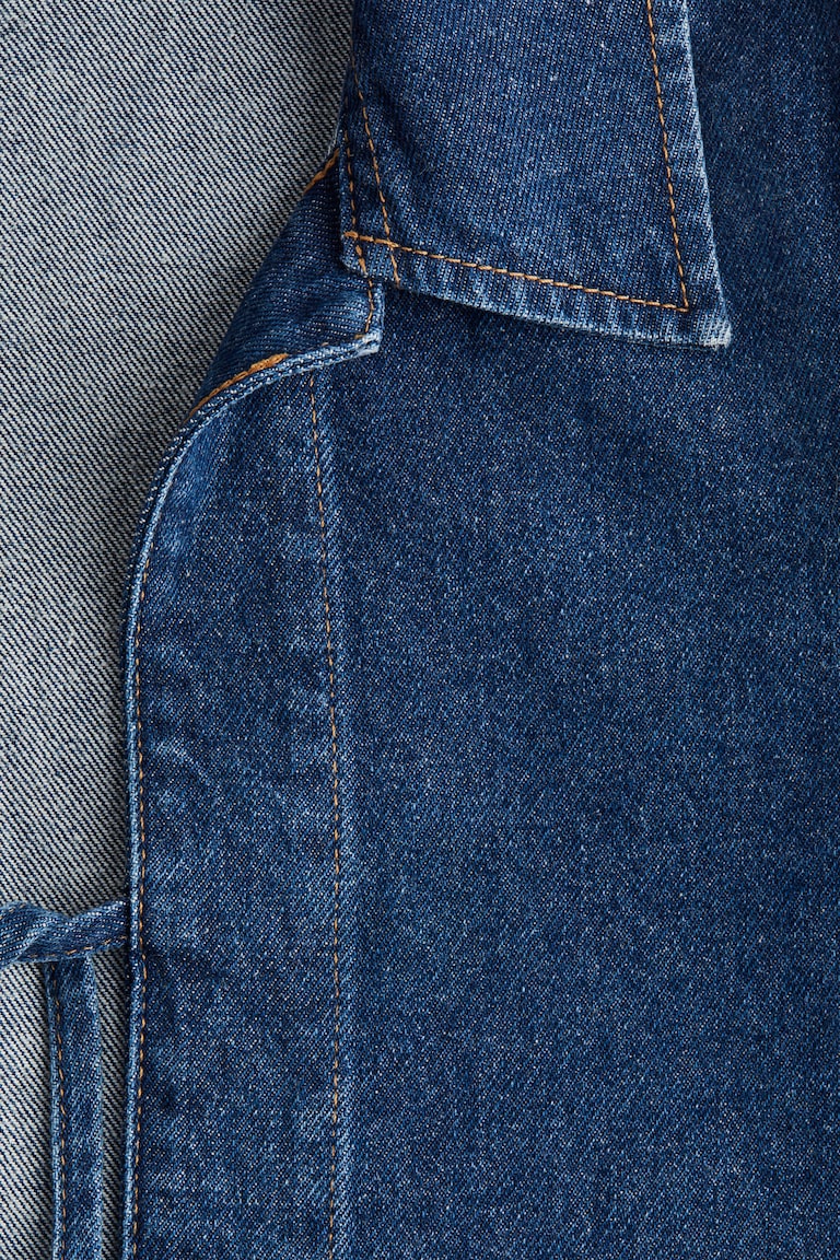 Women's Denim blue Tie-Front Denim Jacket | H&M US