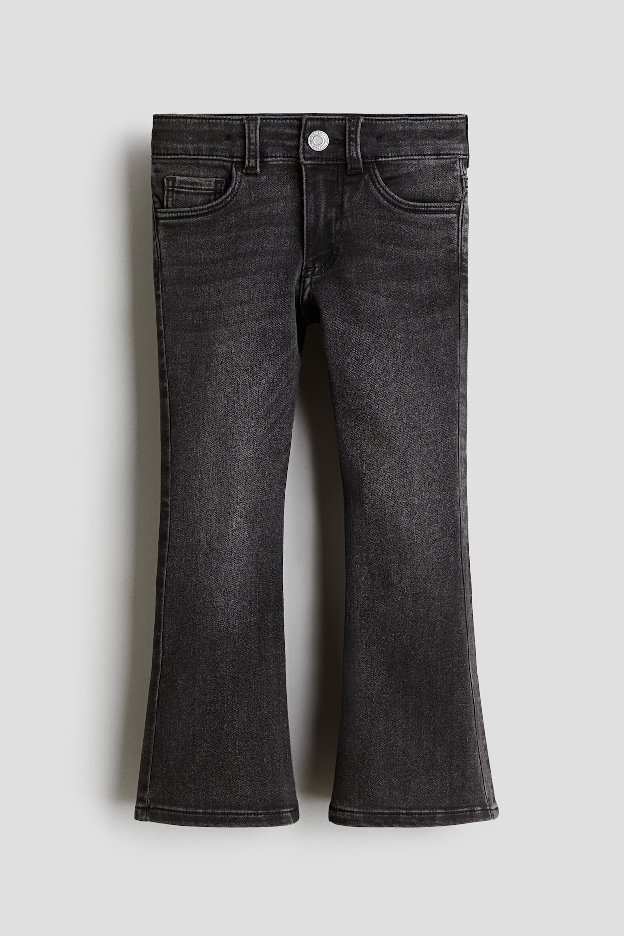 Super Soft Flared Leg Jeans - Black - Kids | H&M AU