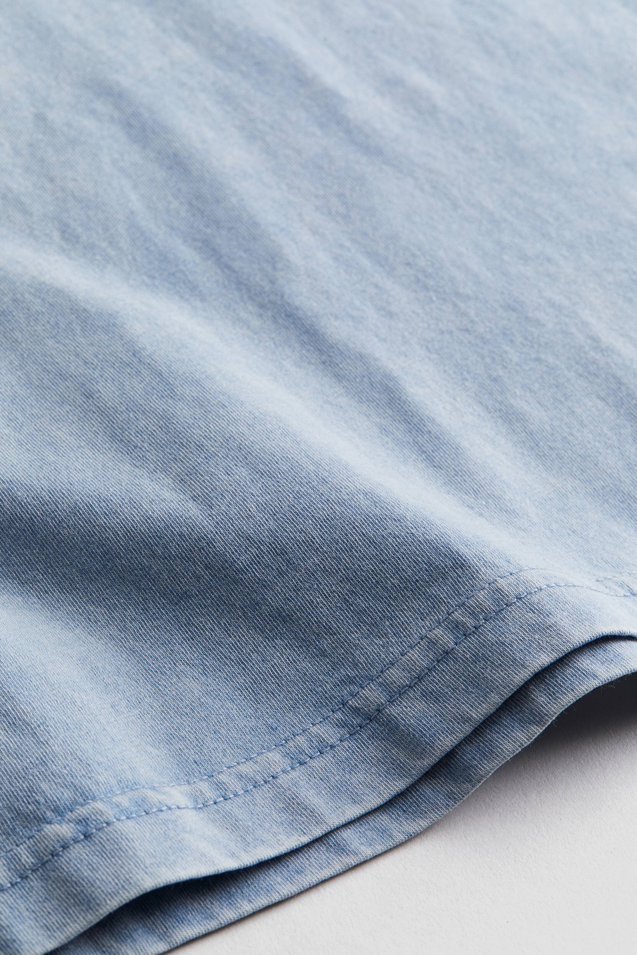 Washed-look T-shirt - Washed blue - Kids | H&M CA