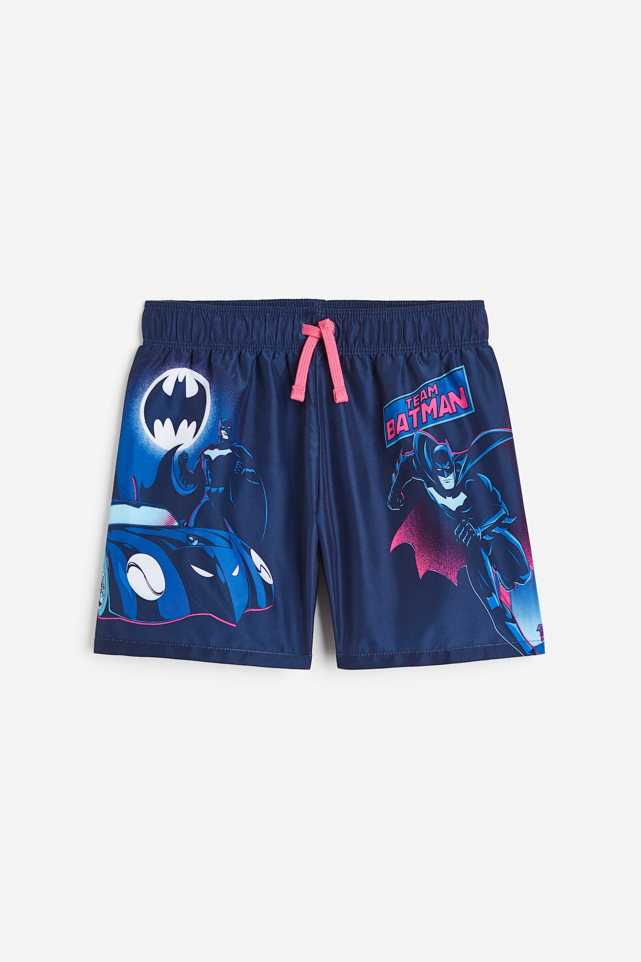 Short de bain imprimé - Bleu foncé/Batman - ENFANT | H&M FR