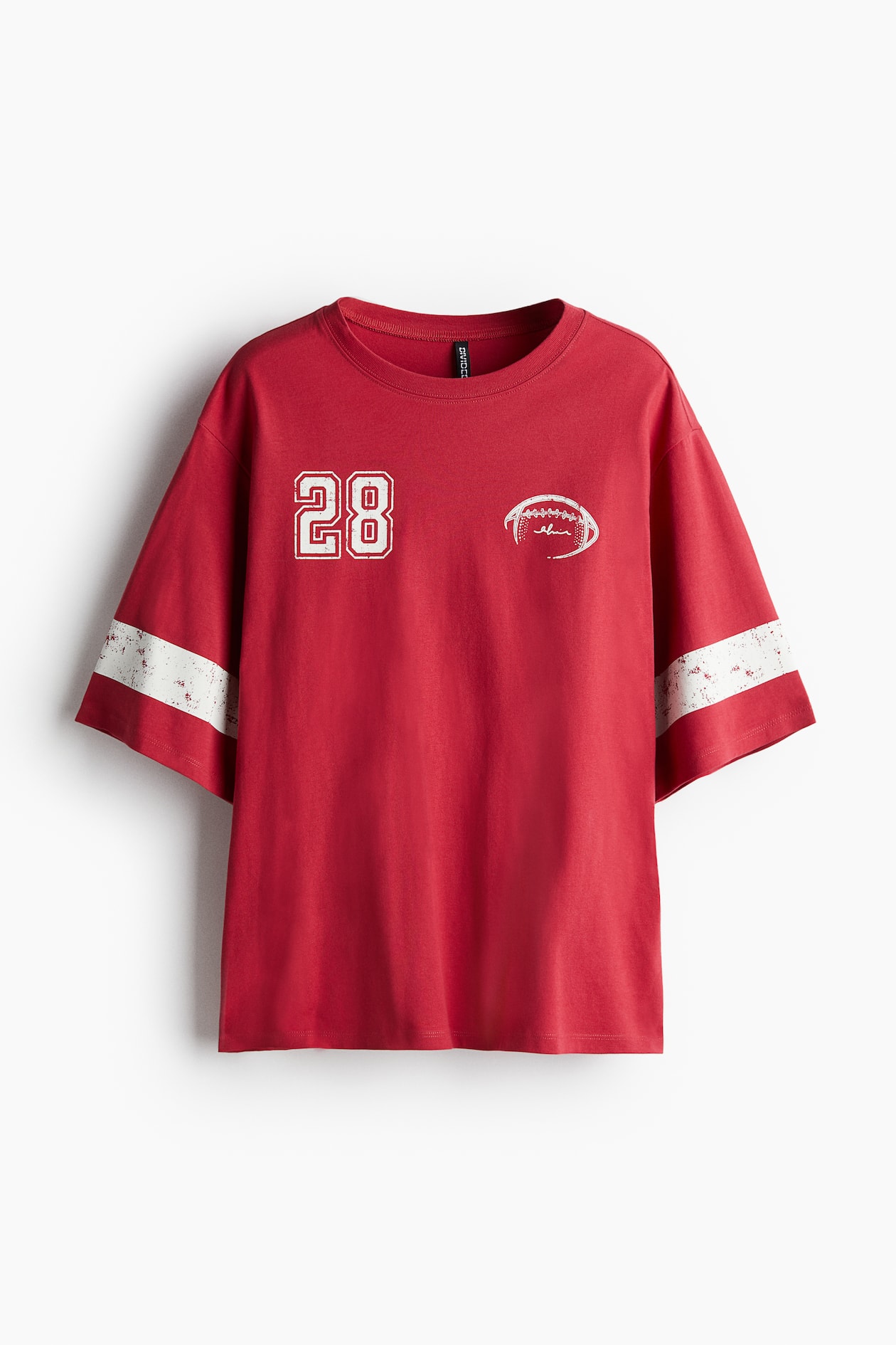 Oversized T-shirt - Red/28 - Ladies | H&M IN