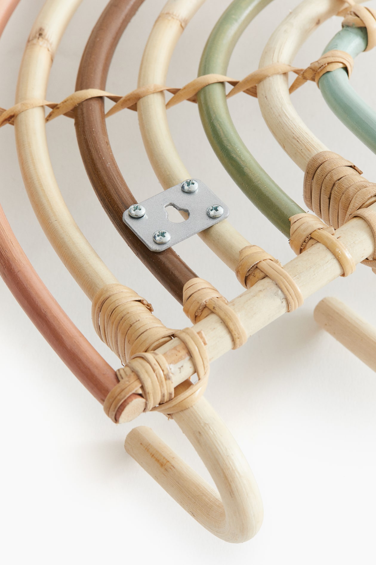 Light beige/rainbow Rainbow-Shaped Wall-Mounted Rack at H&M Home | H&M US