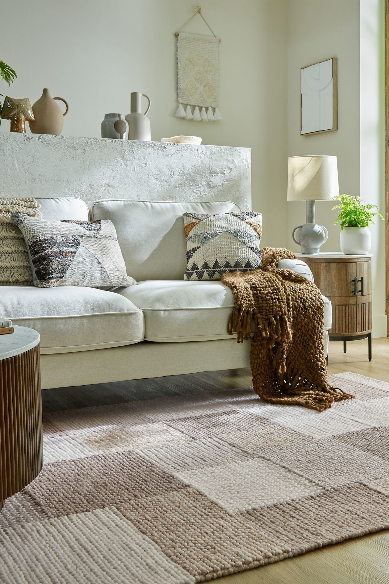 Mineraler Patchwork Matta - Naturlig - Flair Rugs - Home All | H&M SE